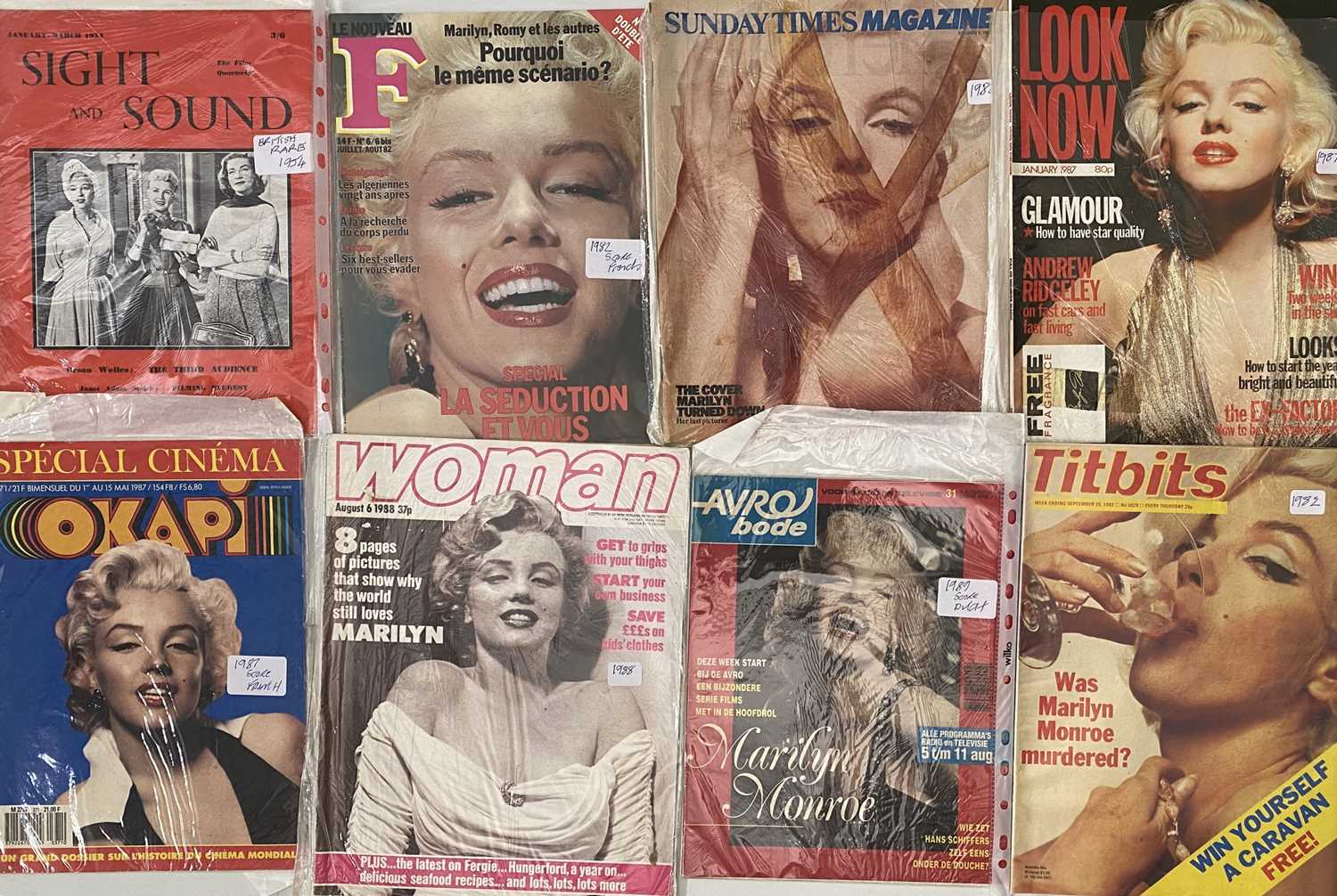 Lot 248 - MARILYN MONROE - VINTAGE FILM MAGAZINES WITH