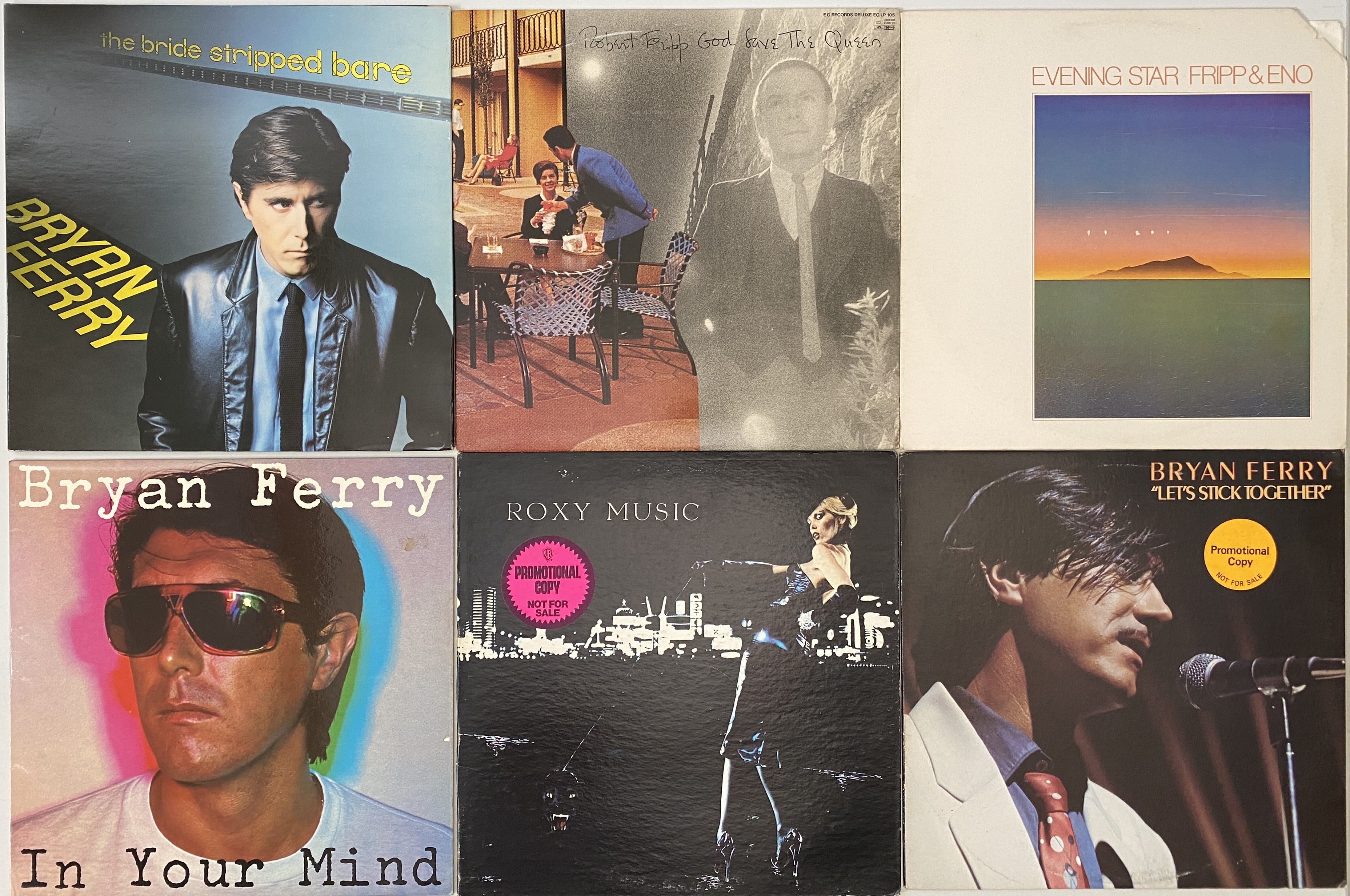 Lot 272 - BRIAN ENO/ ROXY MUSIC AND RELATED - LP PACK