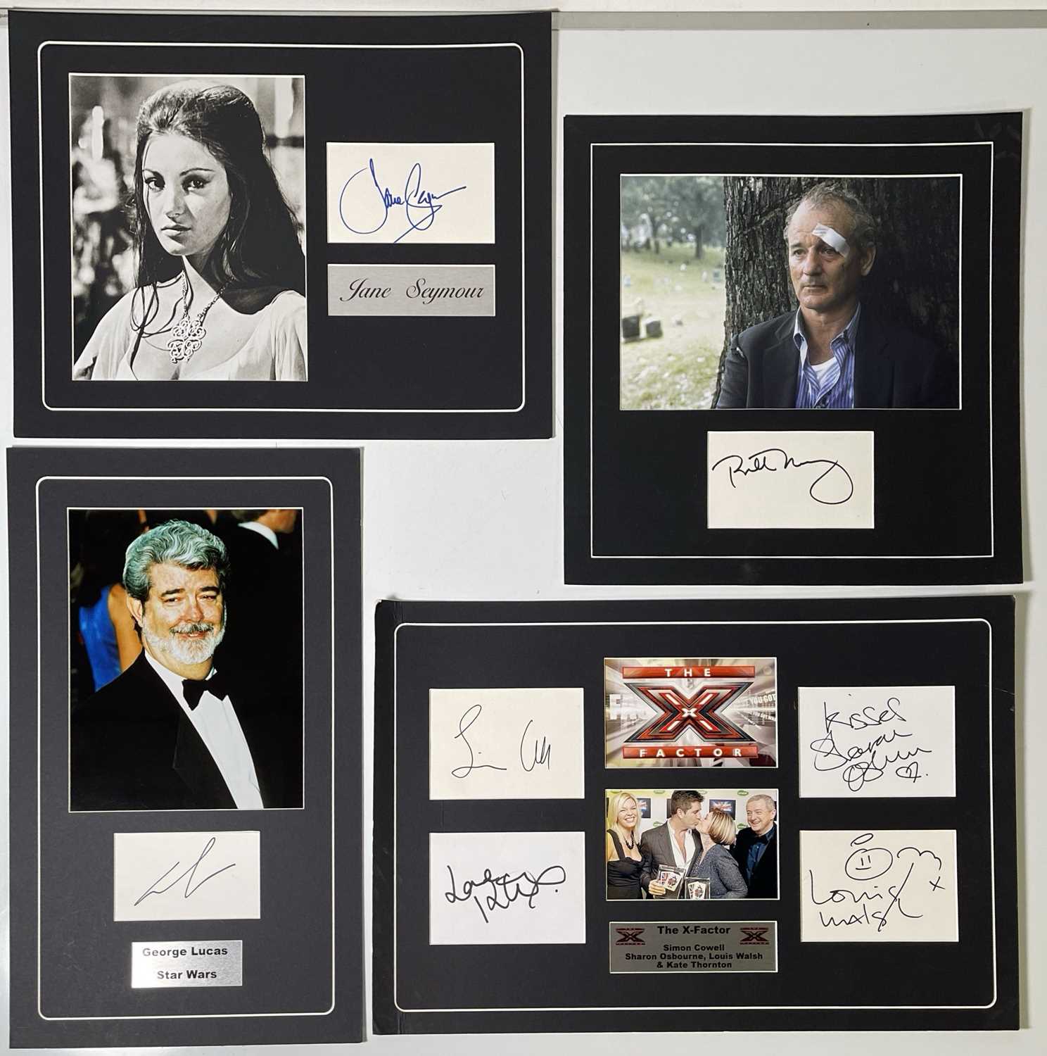 Lot 150 - HOLLYWOOD STARS - SIGNED CARDS INC BILL