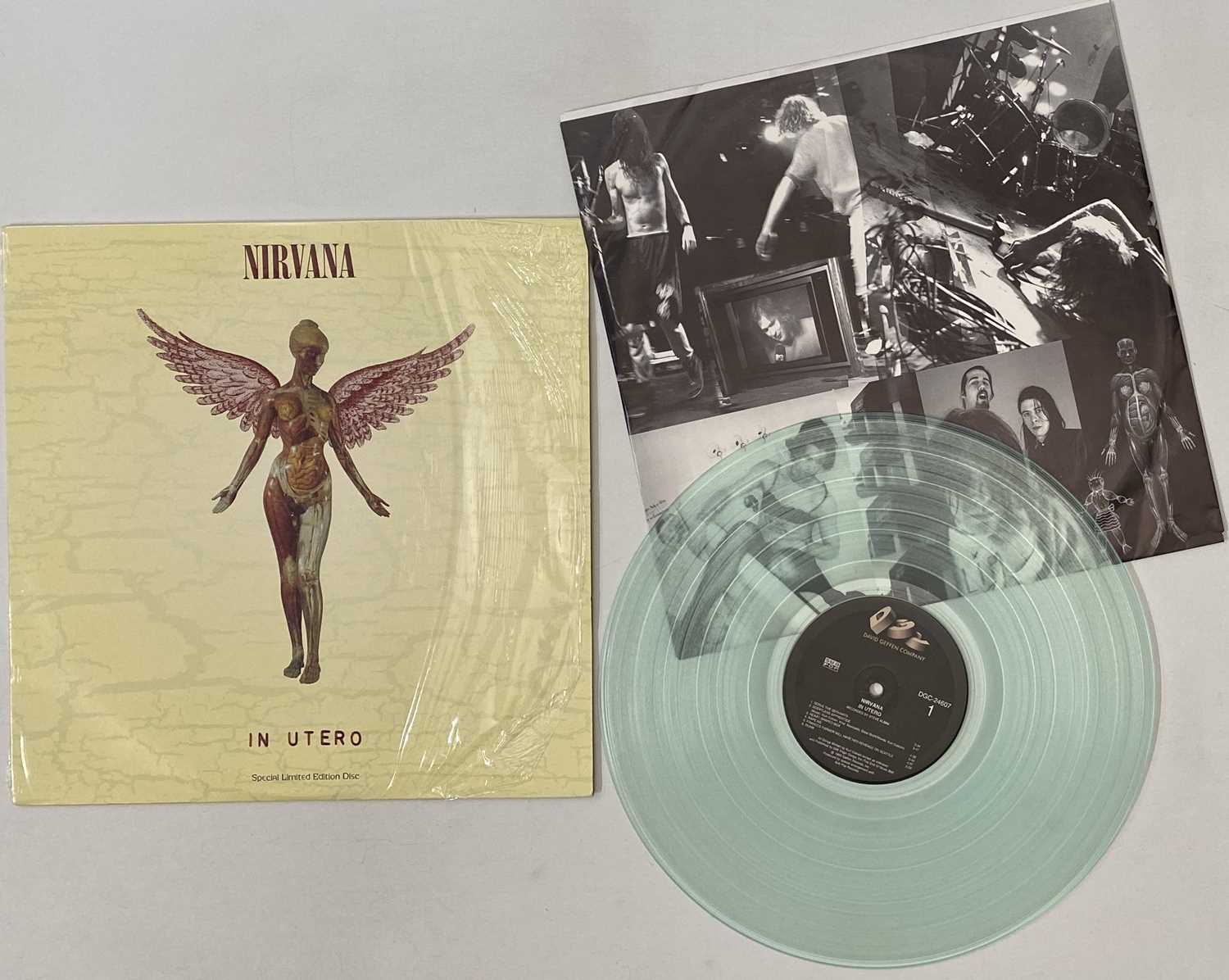 Lot 311 - NIRVANA - IN UTERO LP (US CLEAR VINYL