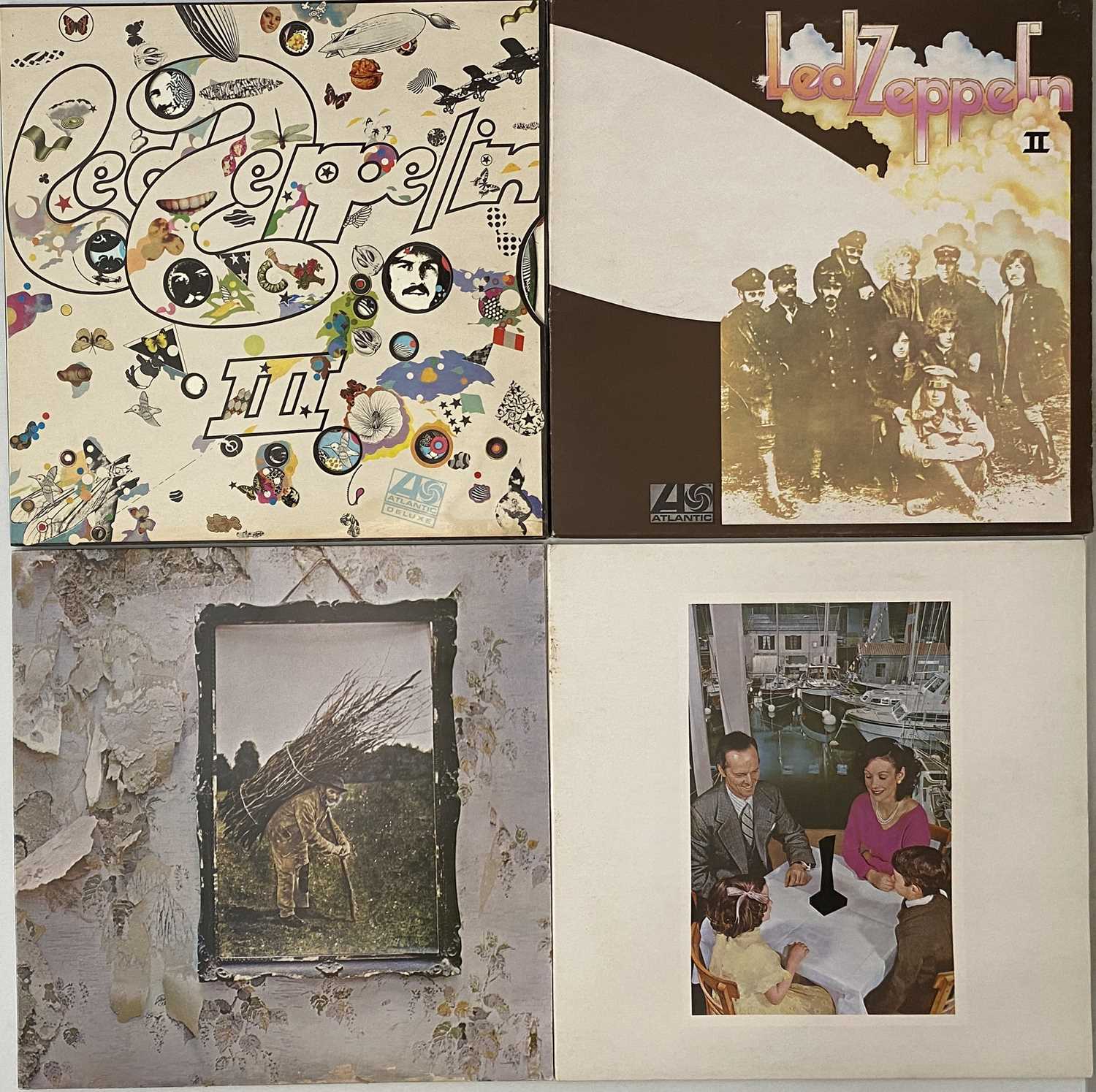 Lot 339 - LED ZEPPELIN - LP PACK (INC UK PLUM/ RED