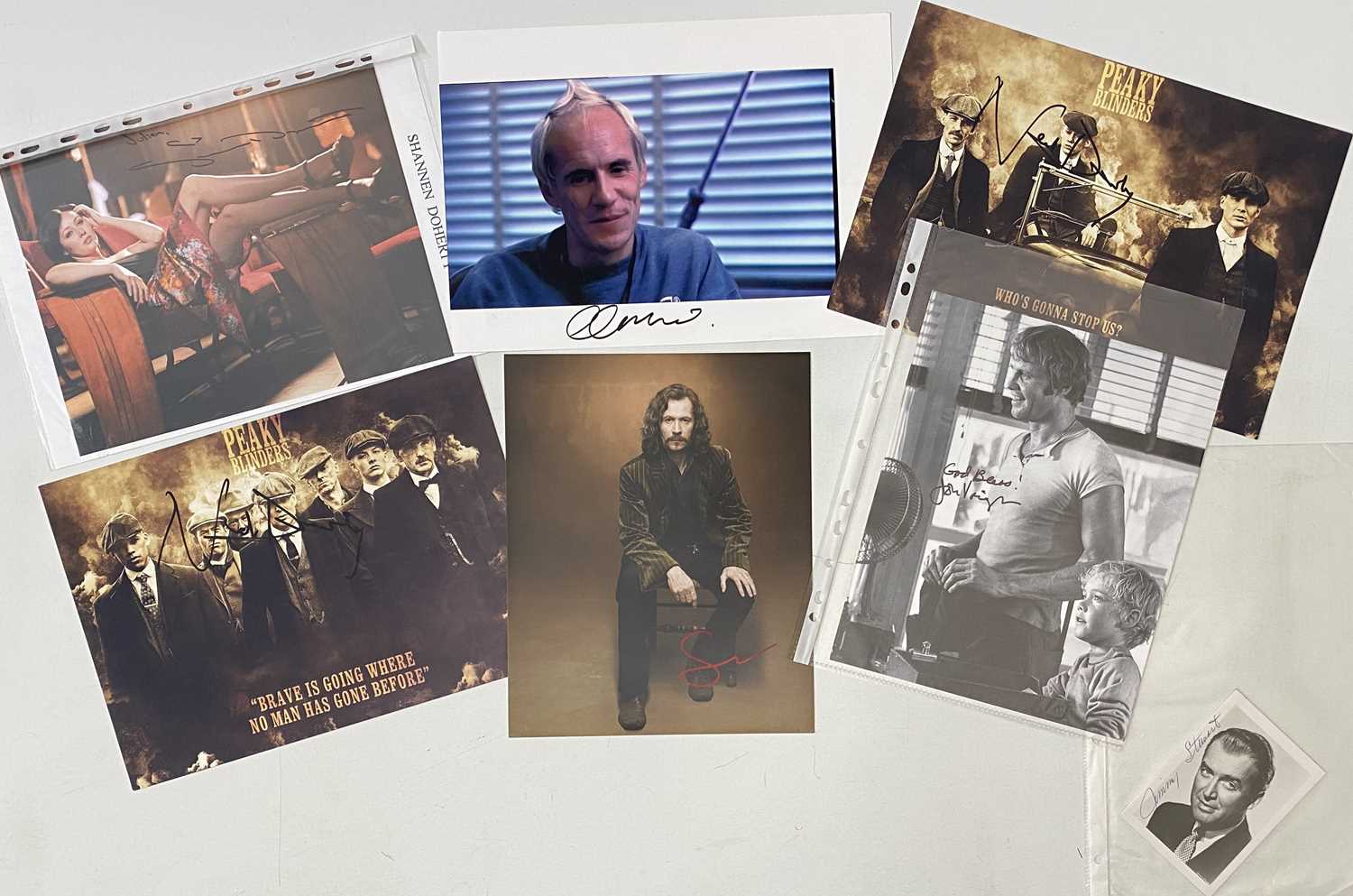 Lot 157 - FILM STARS - SIGNED ITEMS COLLECTION.