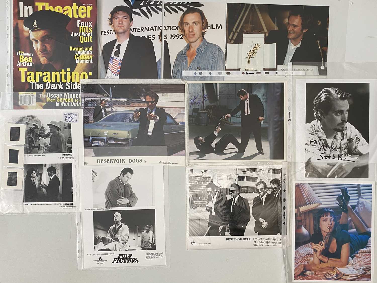 Lot 251 - QUENTIN TARANTINO - MEMORABILIA INC CAST