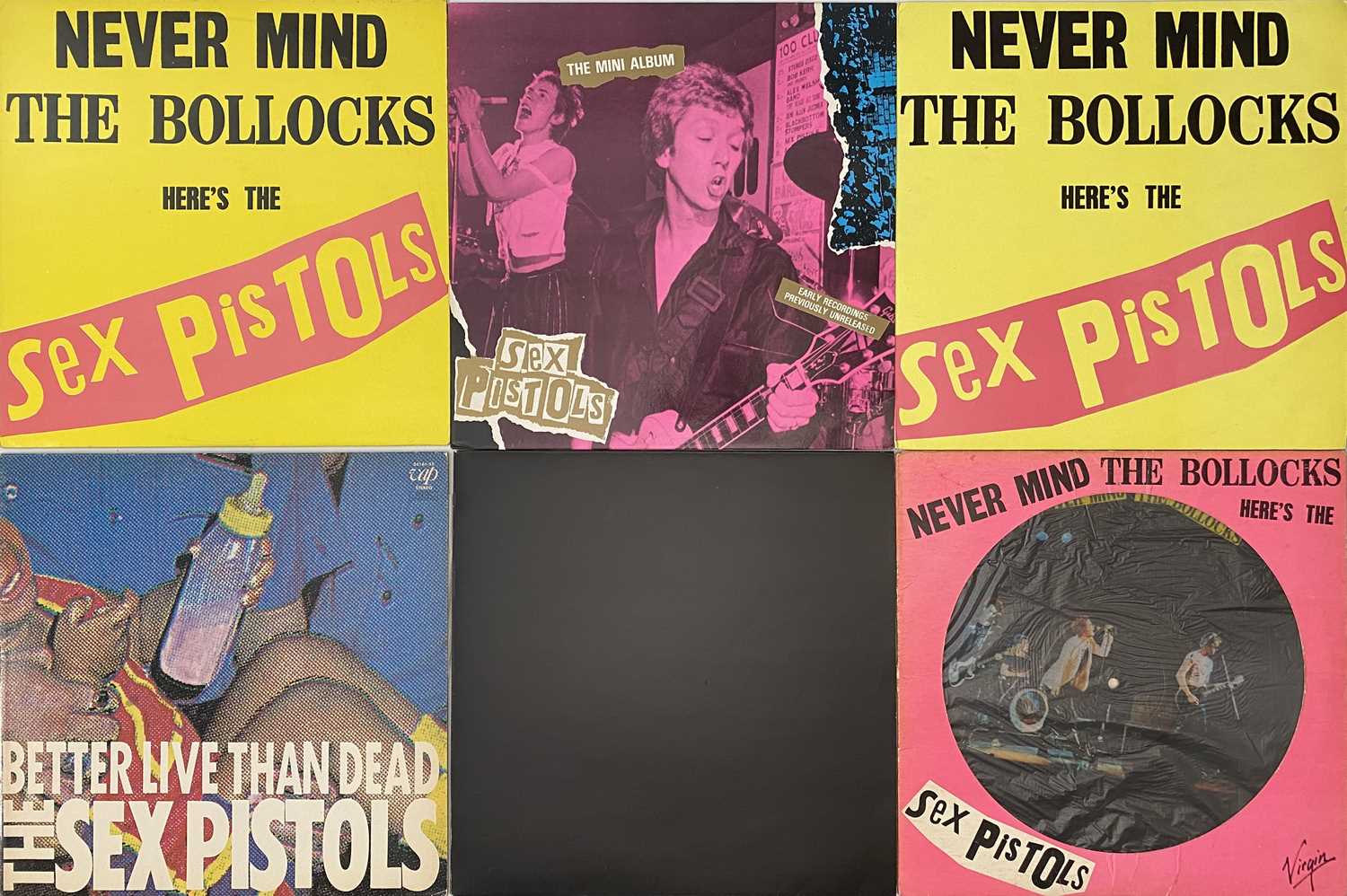 Lot 183 The Sex Pistols Lp Pack Inc Overseas