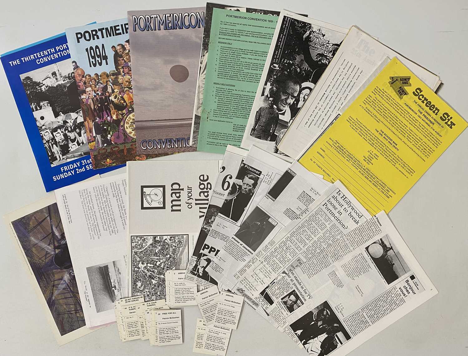 Lot 262 - THE PRISONER - MEMORABILIA COLLECTION.