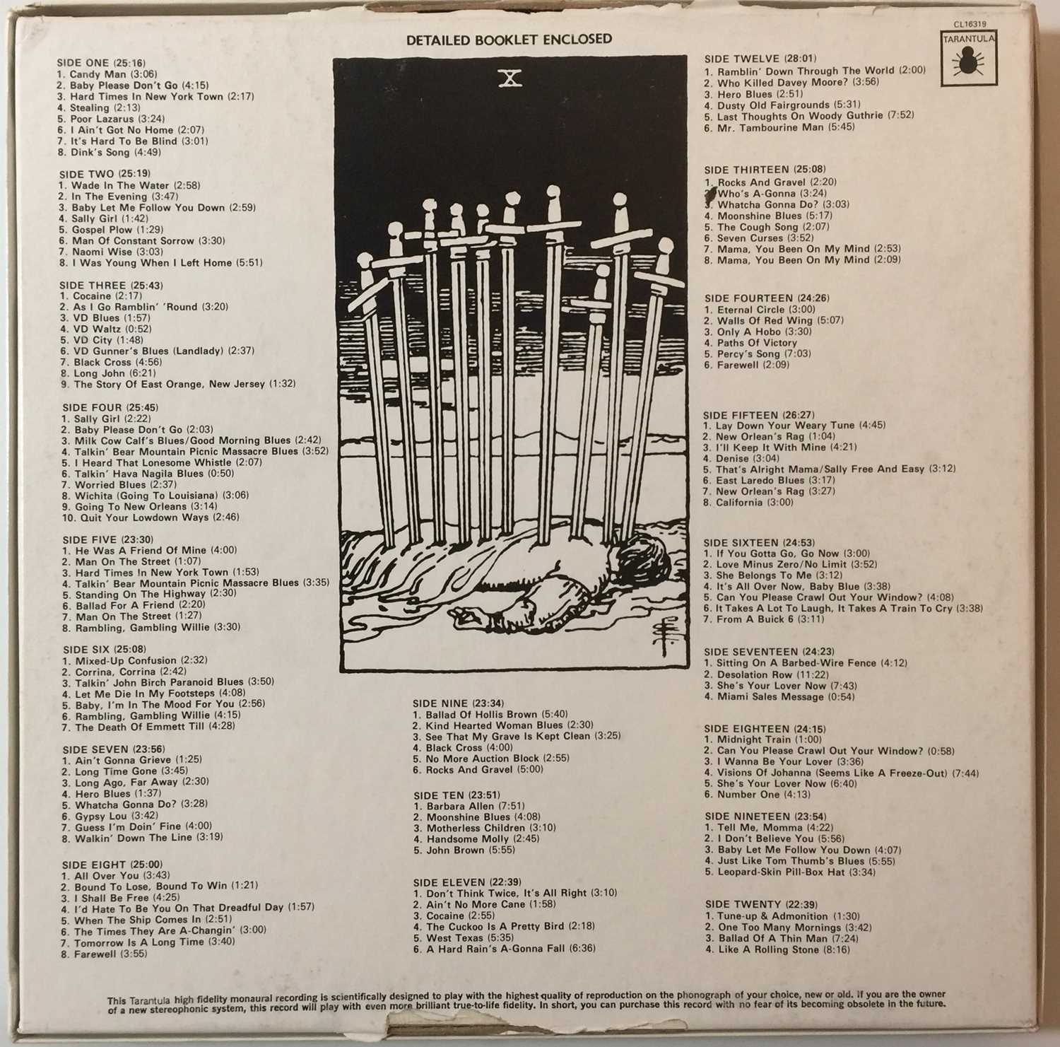 Lot 790 - BOB DYLAN - ZIMMERMAN: TEN OF SWORDS LP