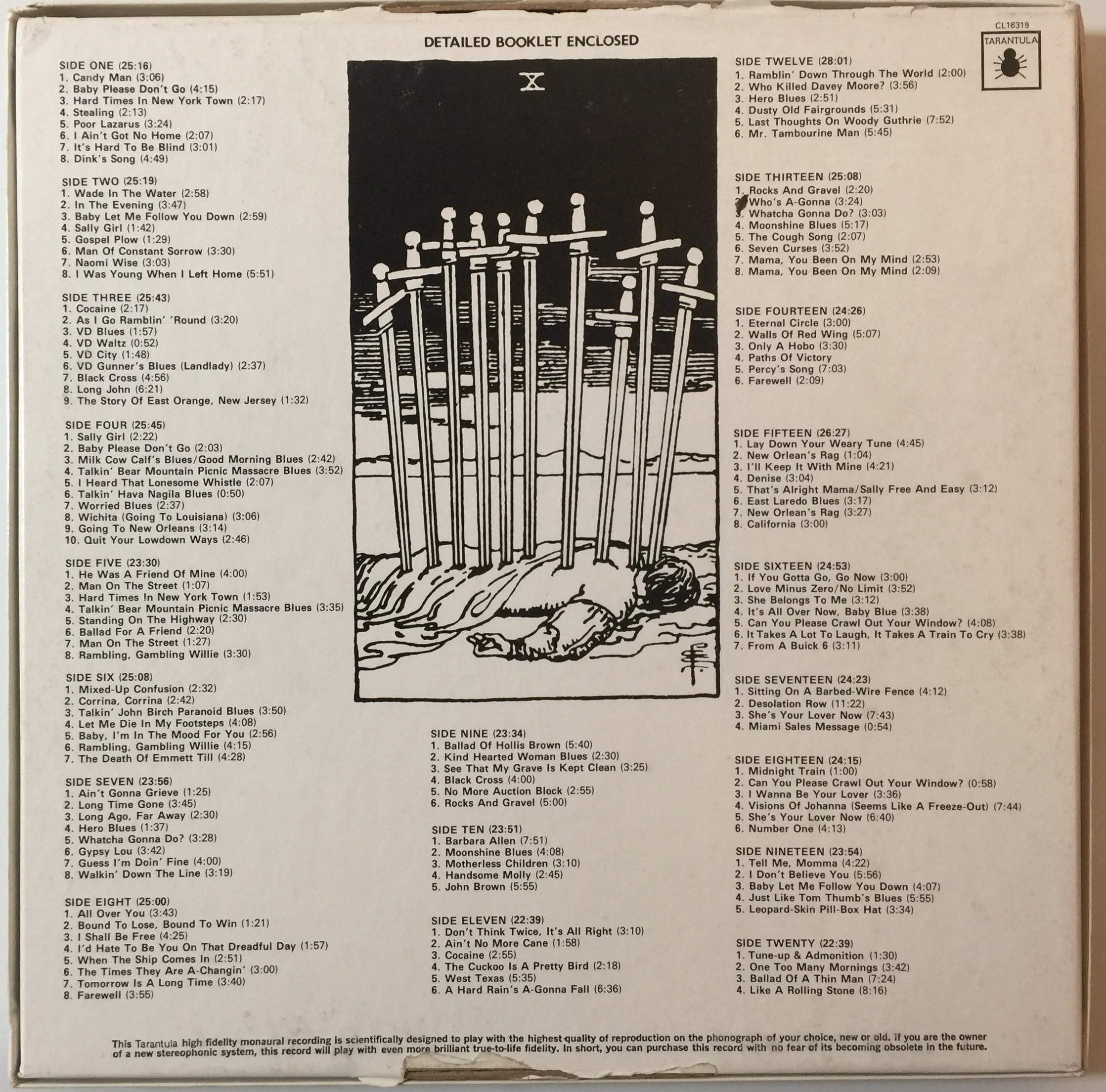 Lot 790 - BOB DYLAN - ZIMMERMAN: TEN OF SWORDS LP