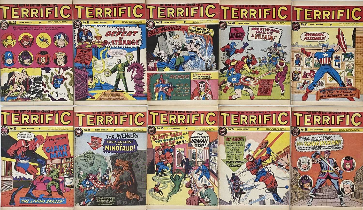 Lot 113 - TERRIFIC COMICS (POWER COMICS).