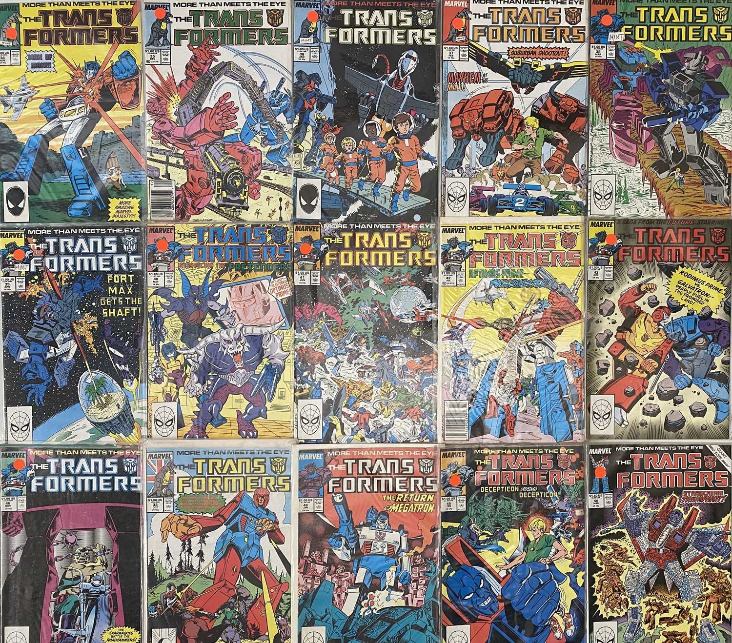 Lot 130 - THE TRANSFORMERS MARVEL COMICS.