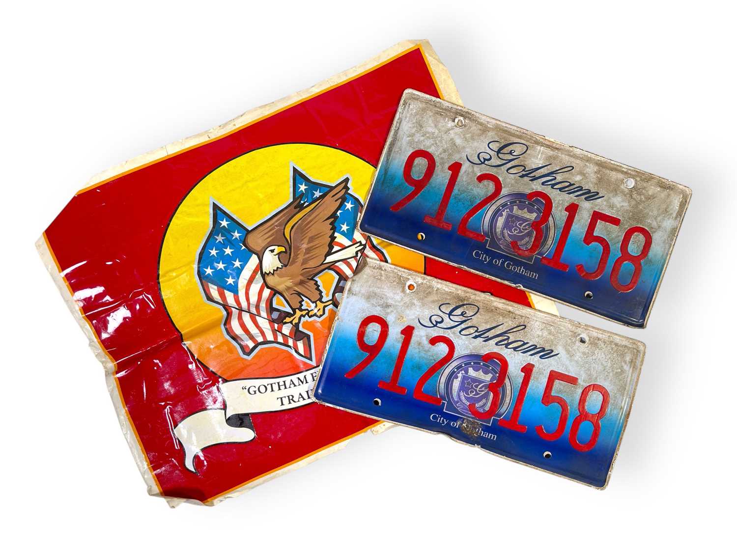 Lot 355 - BATMAN 'DARK KNIGHT' LICENSE / NUMBER PLATE