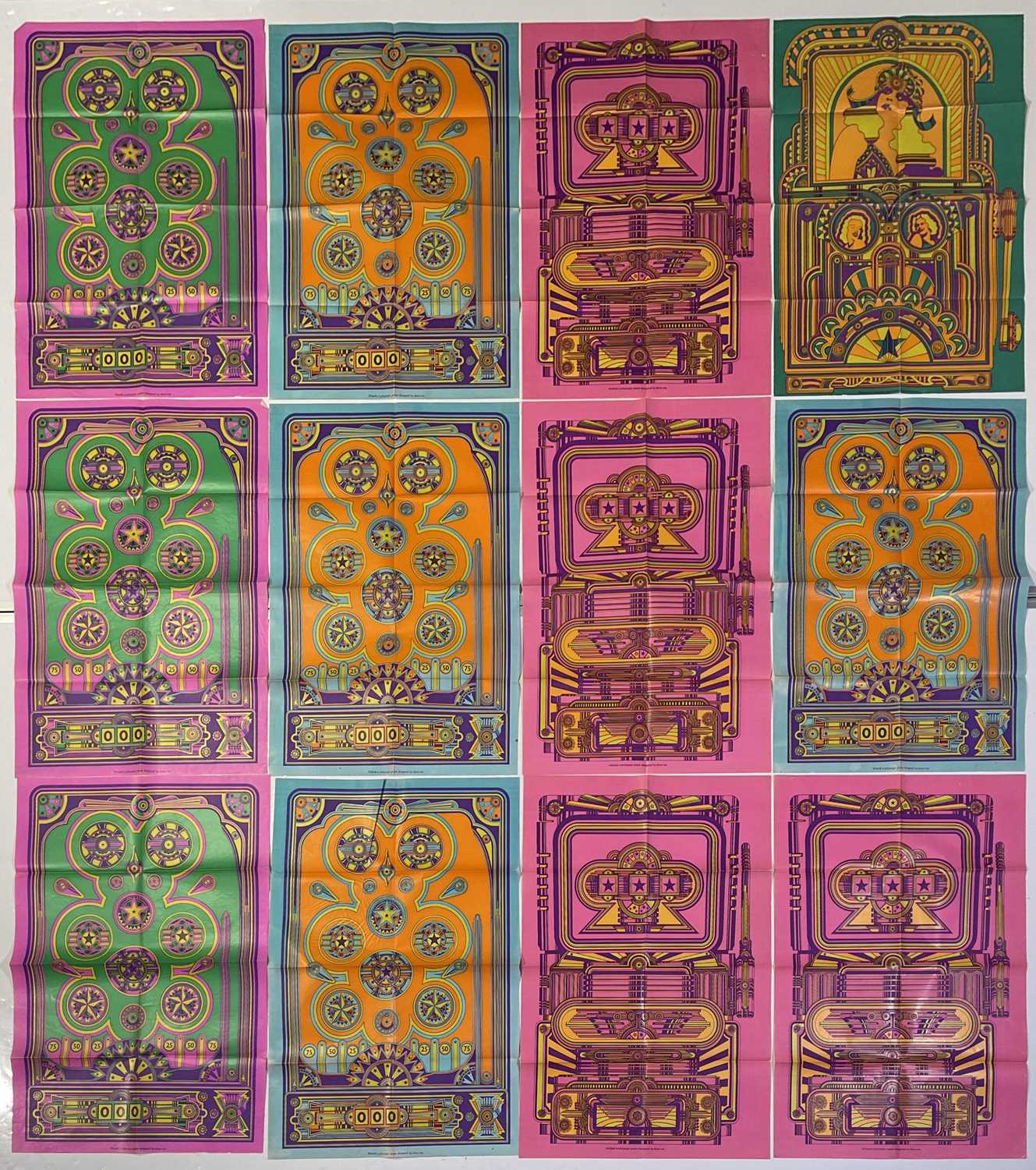 Lot 199 - DAVE ROE - 13 ORIGINAL SHEETS OF 'POLYPOPS'