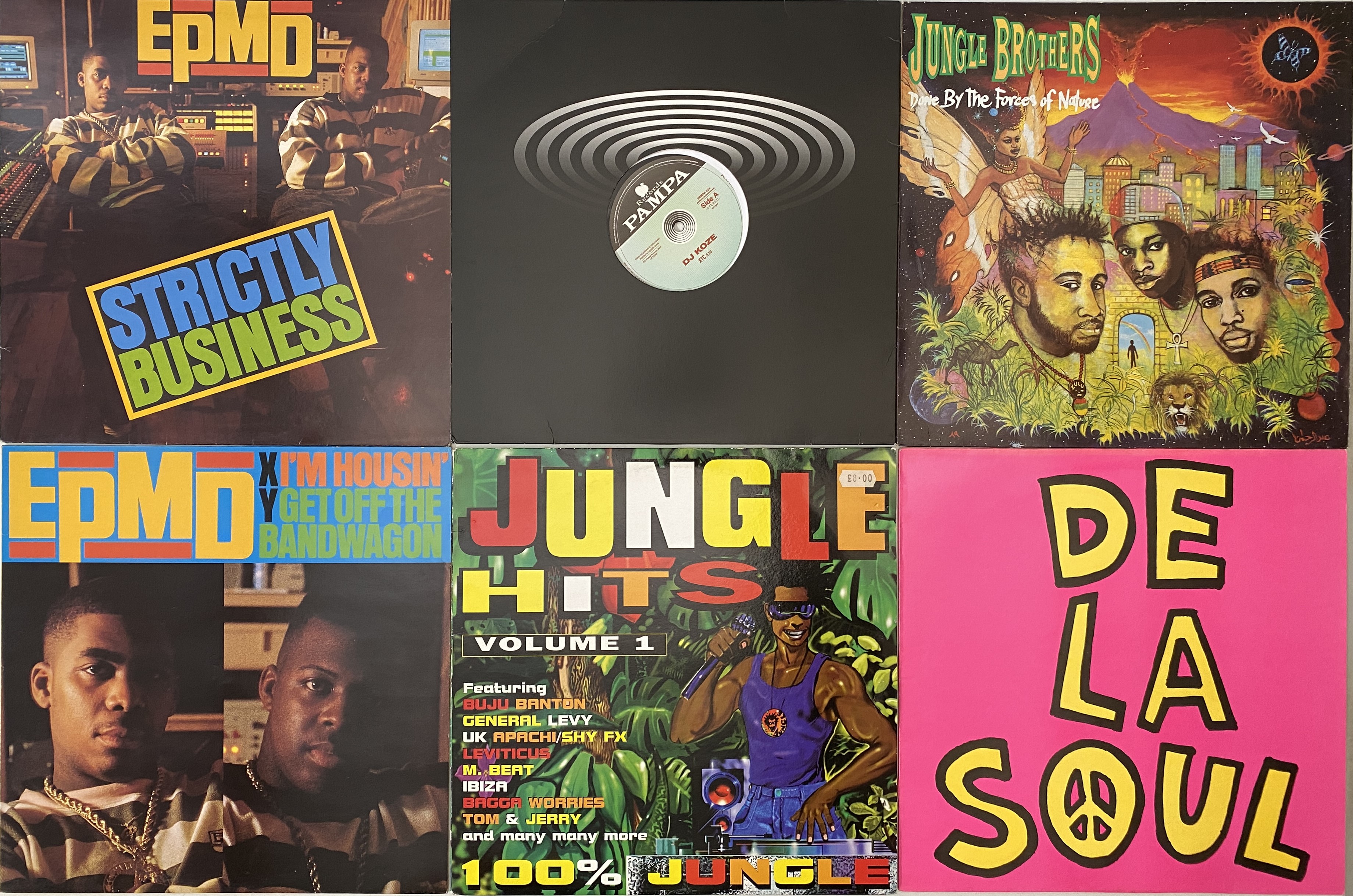 Lot 629 - HIP HOP/ JUNGLE/ DUB/ HOUSE - 12"/ LP
