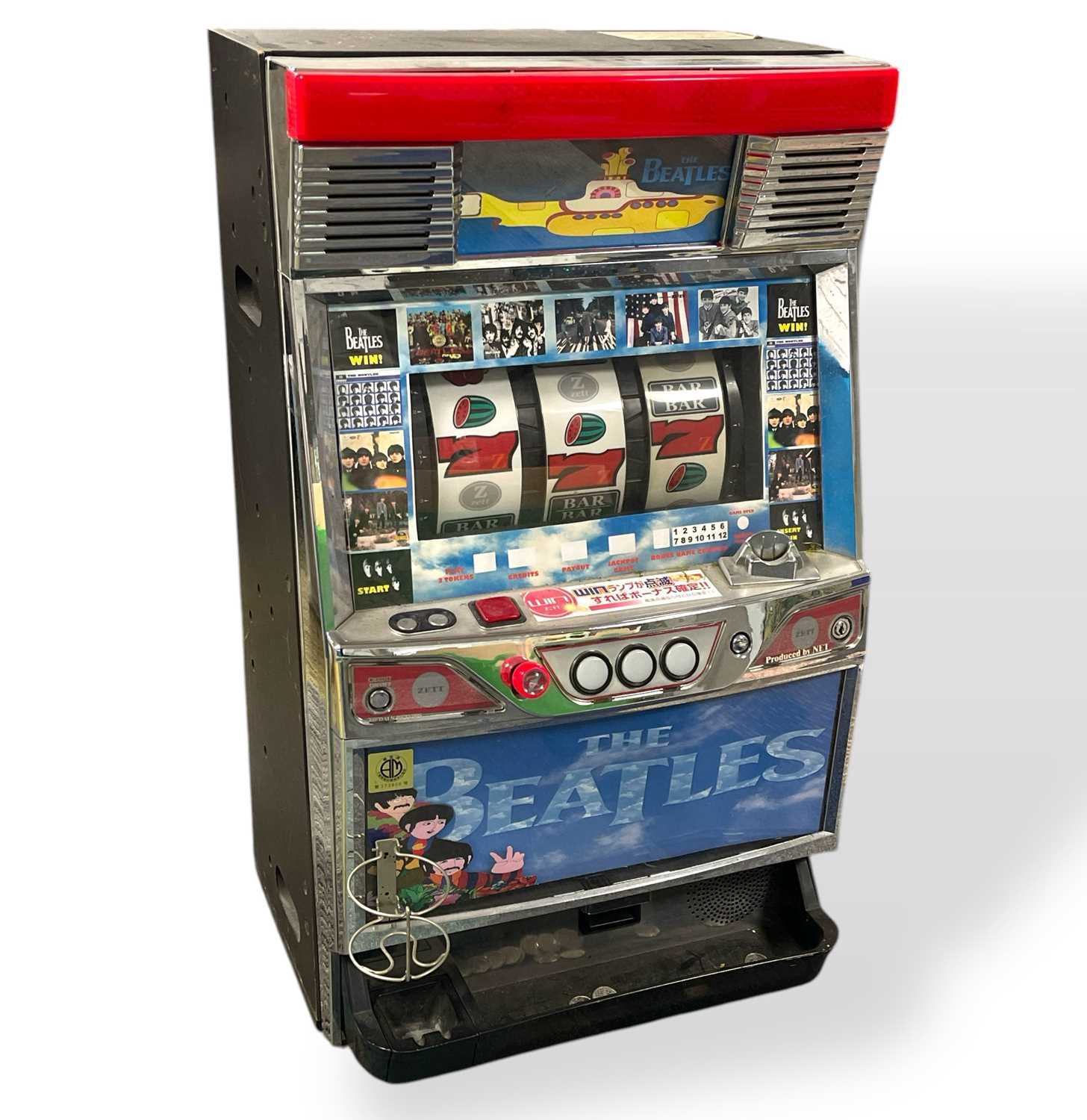 Lot 172 - THE BEATLES - JAPANESE MADE FRUIT MACHINE.