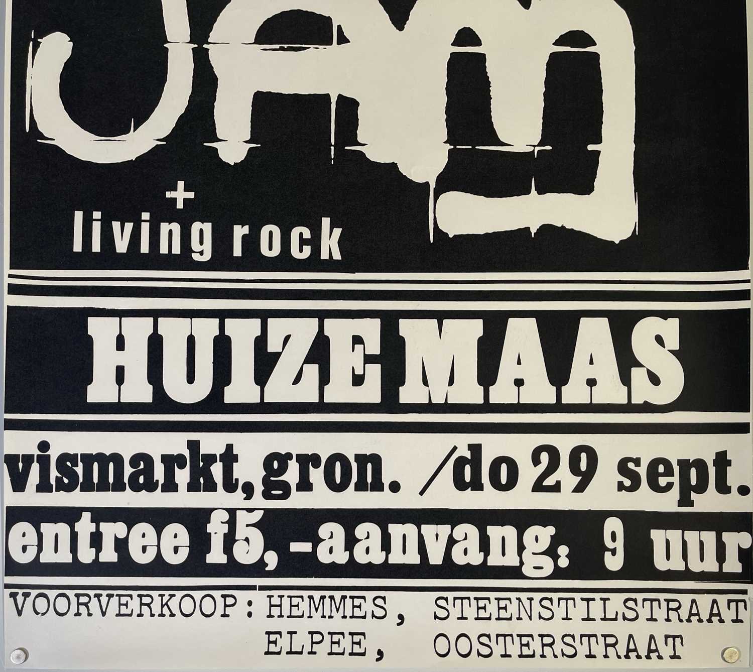 Lot 465 - THE JAM - A RARE 1977 'HUIZE MAAS' GRONINGEN