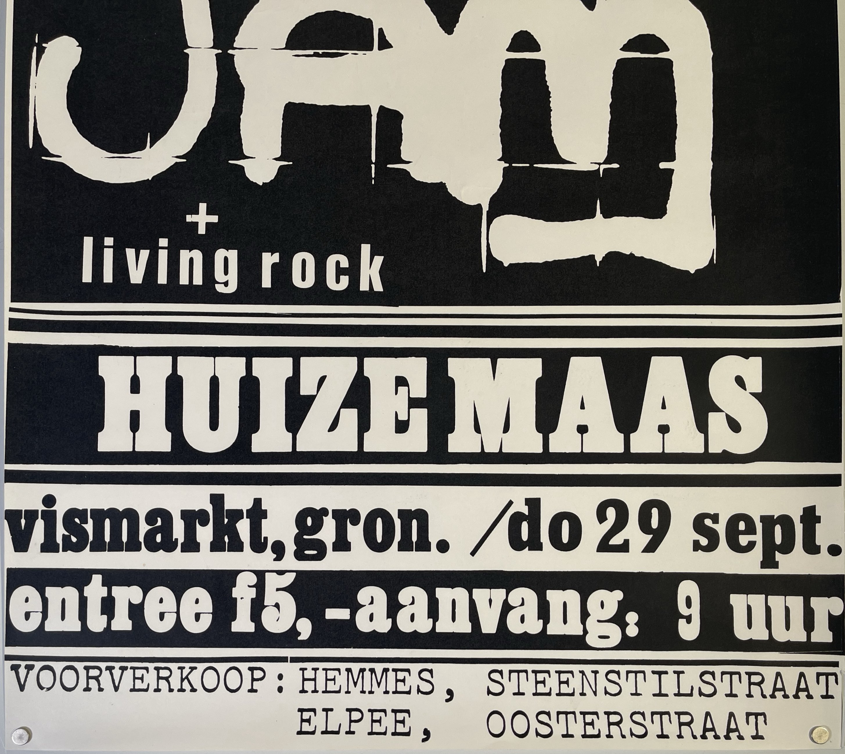 Lot 465 - THE JAM - A RARE 1977 'HUIZE MAAS' GRONINGEN