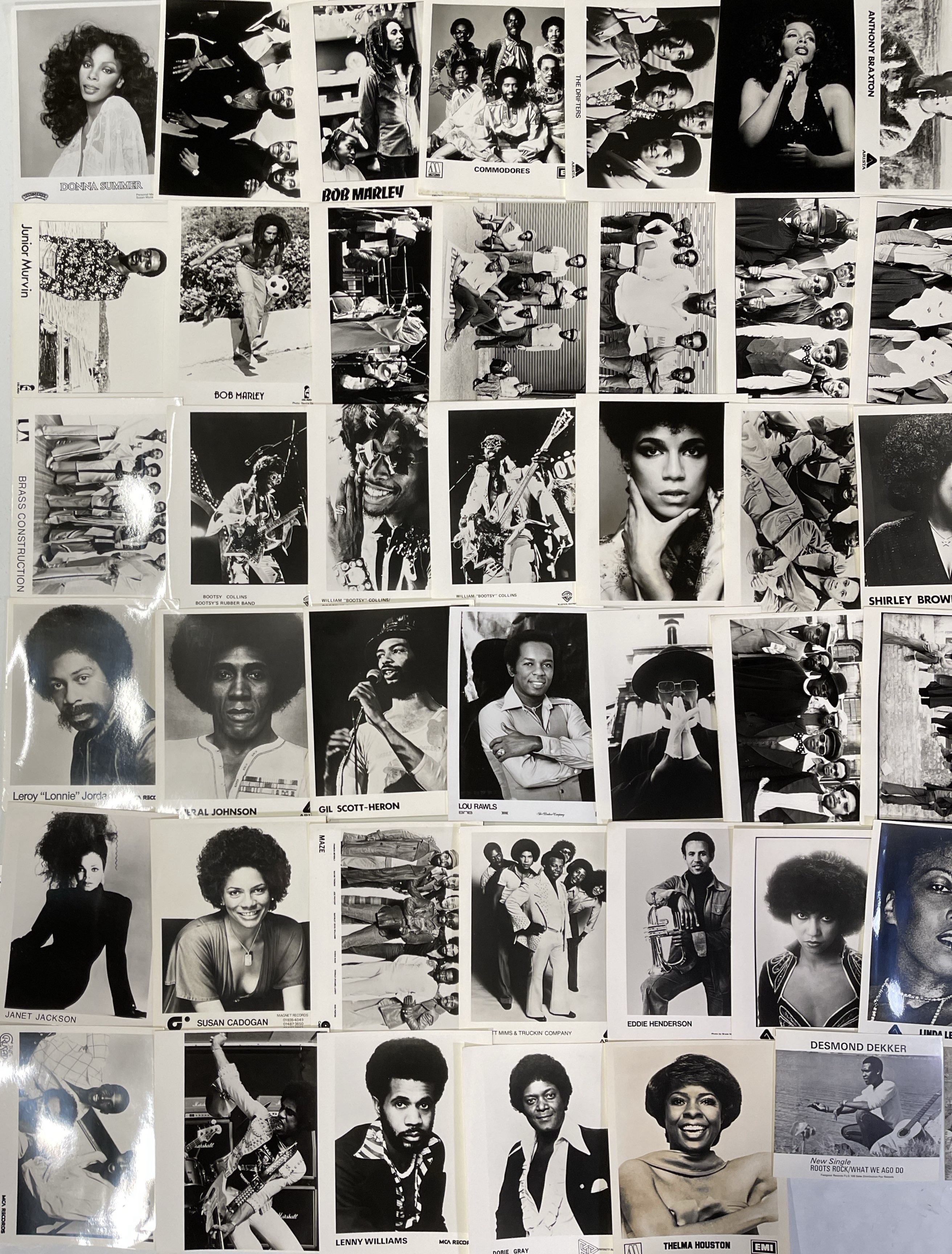 Lot 293 - SOUL AND REGGAE ARTISTS - PRESS AND