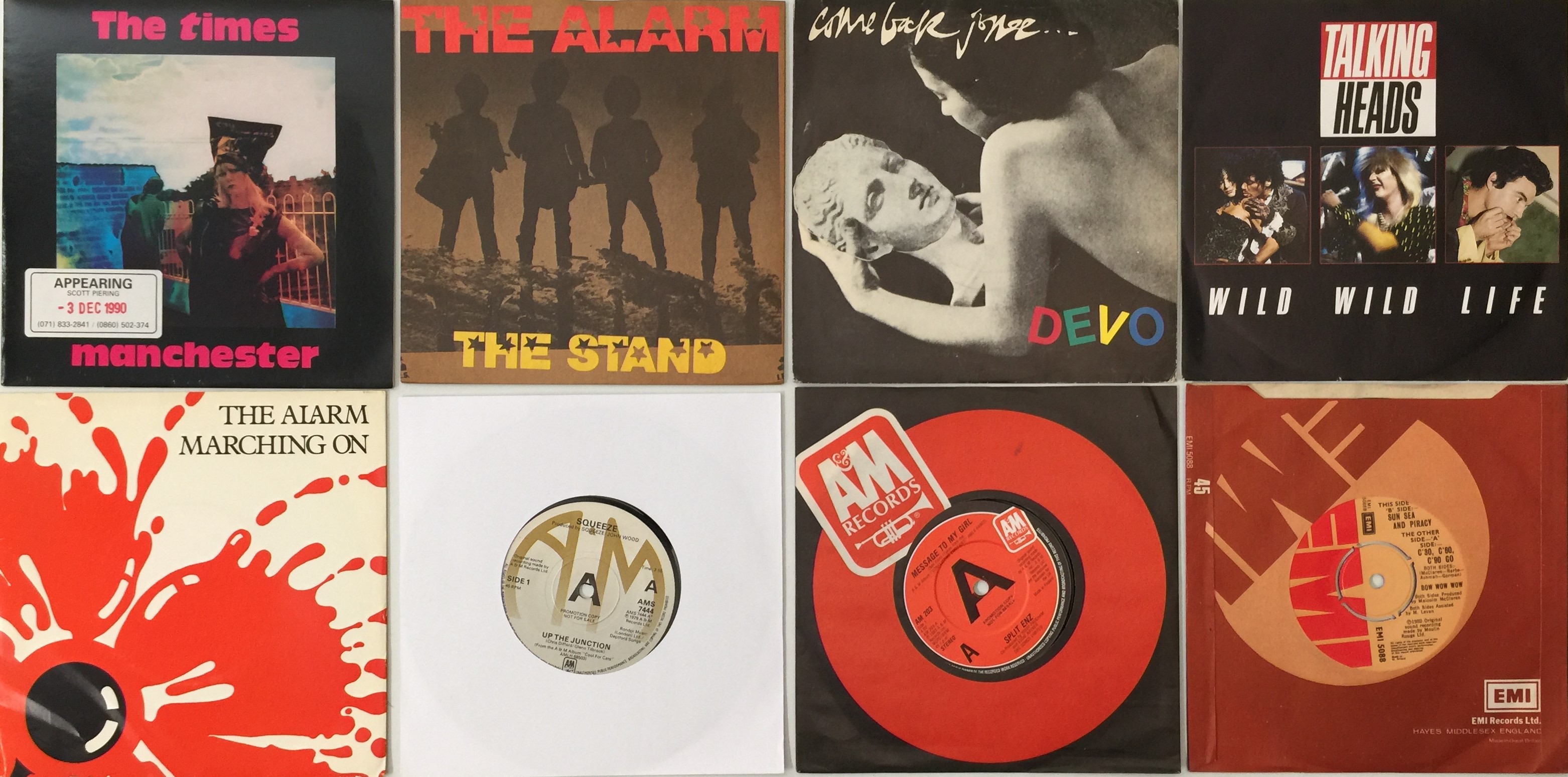 Lot 148 - ALT ROCK/ POST PUNK - 7" PACK (INC PROMOS/