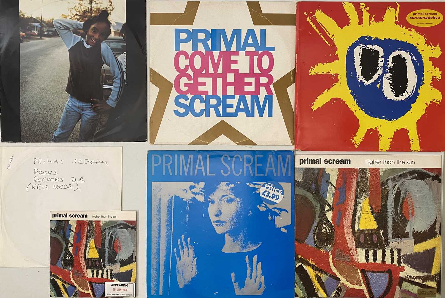 Lot 165 - PRIMAL SCREAM - LP/ 12"/ 7" PACK