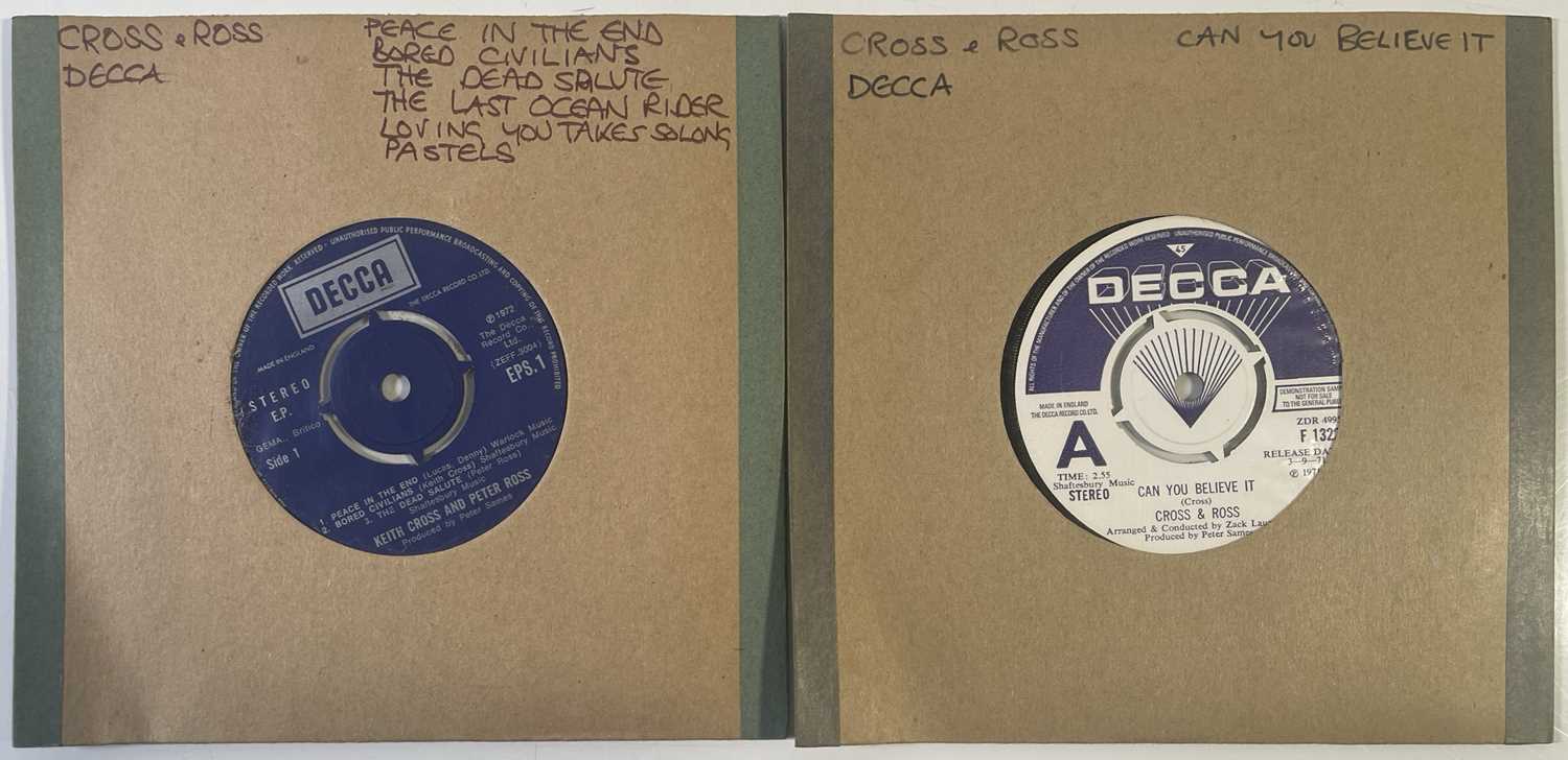 Lot 194 - KEITH CROSS & PETER ROSS - 7" RARITIES PACK