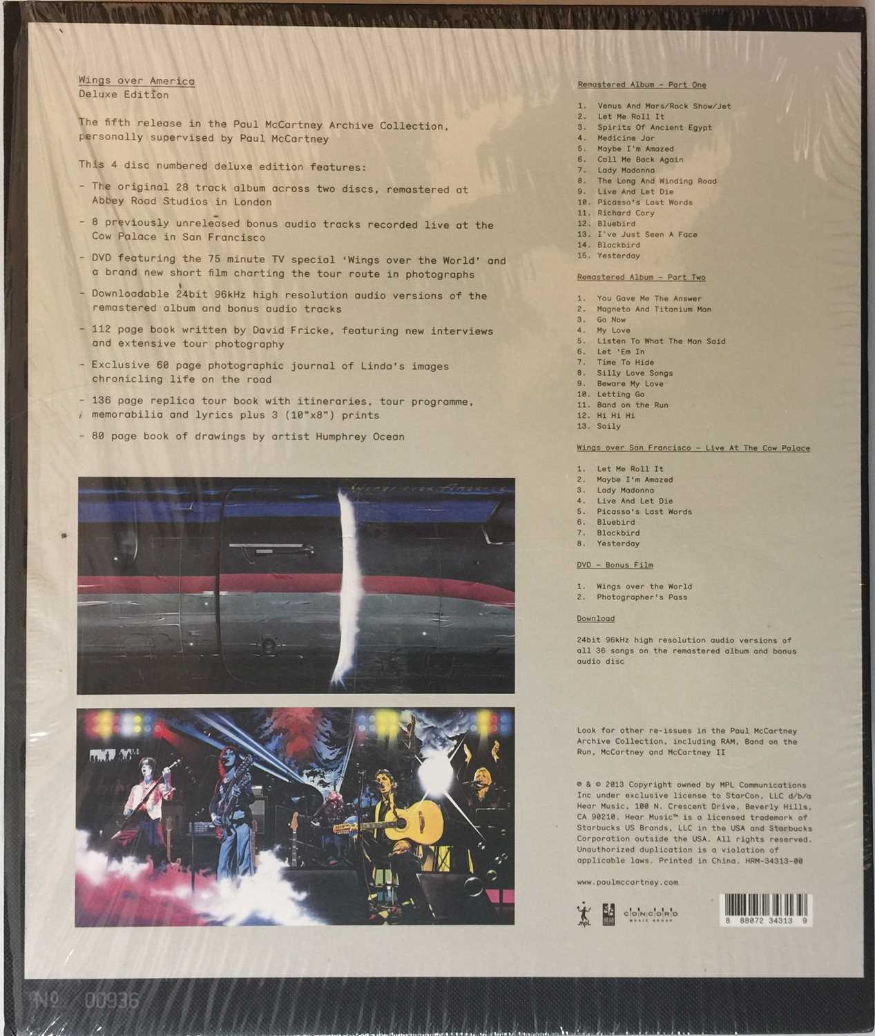 Lot 82 - WINGS - WINGS OVER AMERICA - DELUXE 2013