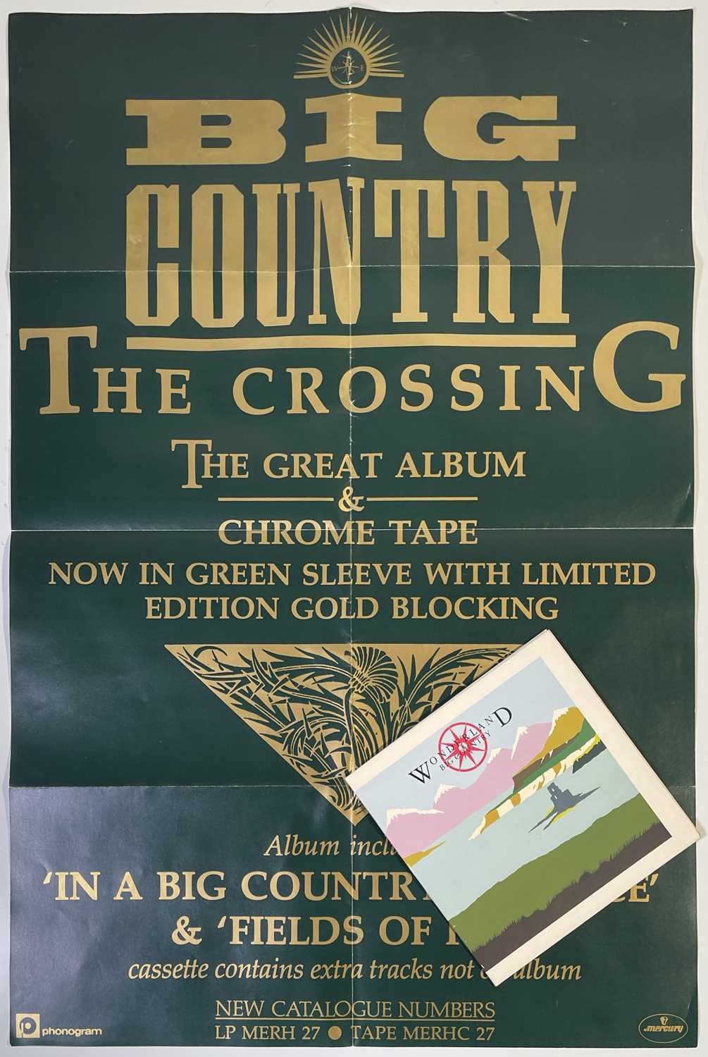 Lot 264 - BIG COUNTRY - POSTER AND SIGNED PROMOTIONAL