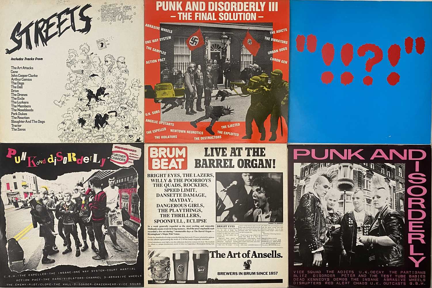 Lot 209 - PUNK/ WAVE/ ALT - COMPILATION LPs