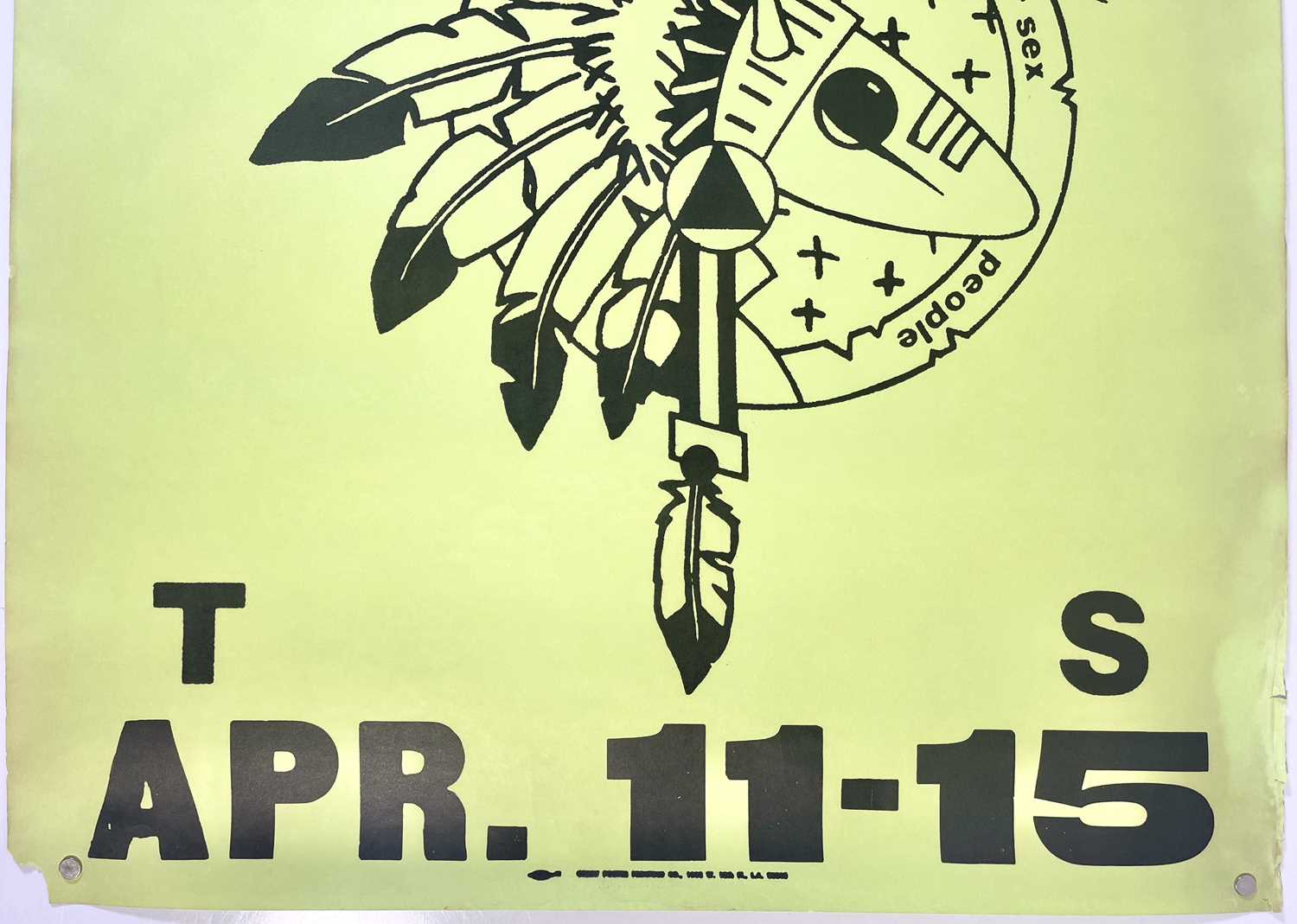 Lot 26 - ADAM ANT - ORIGINAL C 1981 US TEASER POSTER.