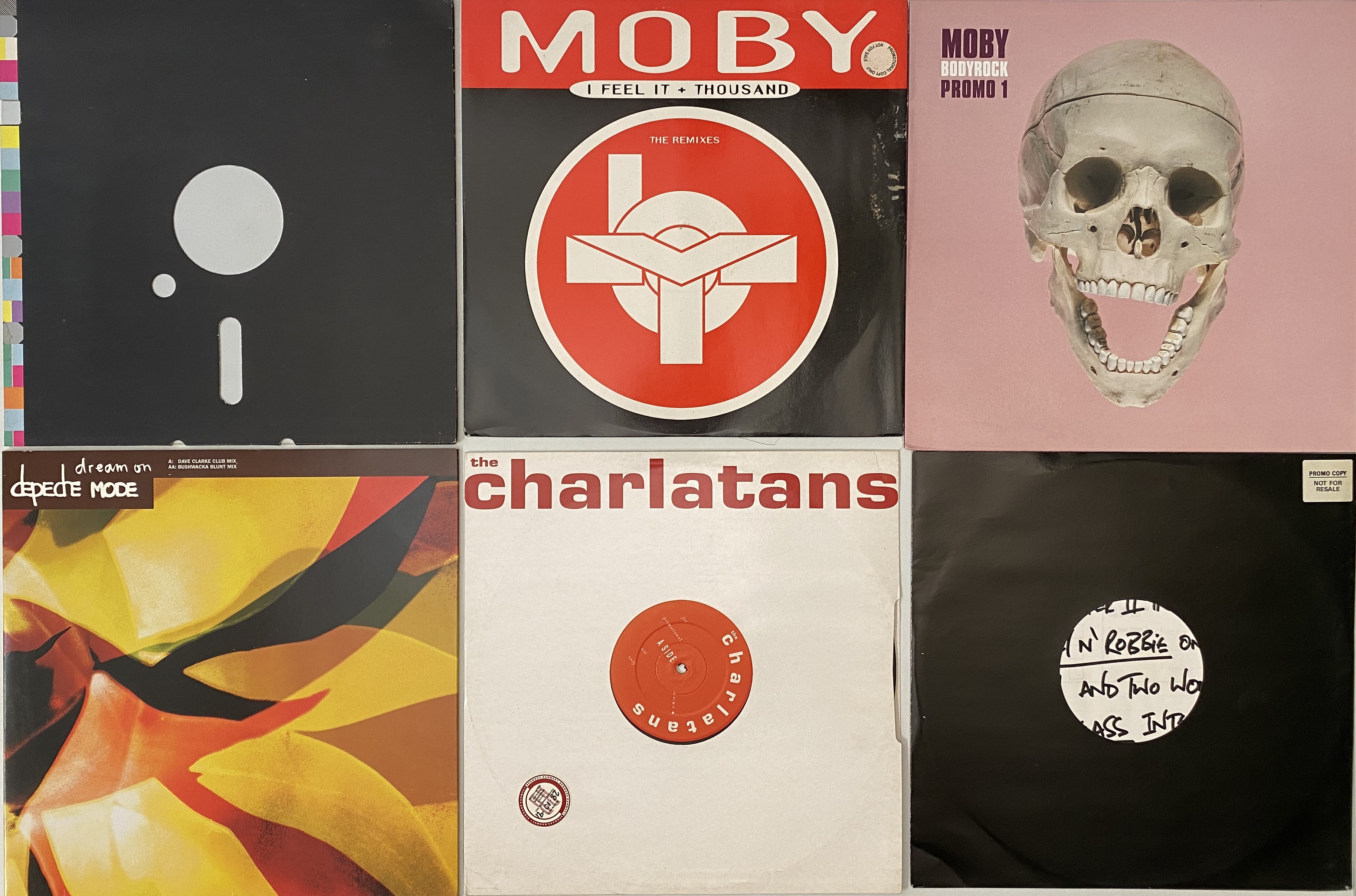 Lot 223 - NEW ORDER/ MOBY/ INDIE - 12" PACK (INC