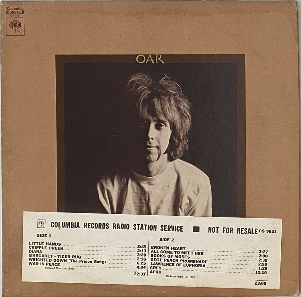 Lot 15 - ALEXANDER SPENCE - OAR LP (US STEREO RADIO