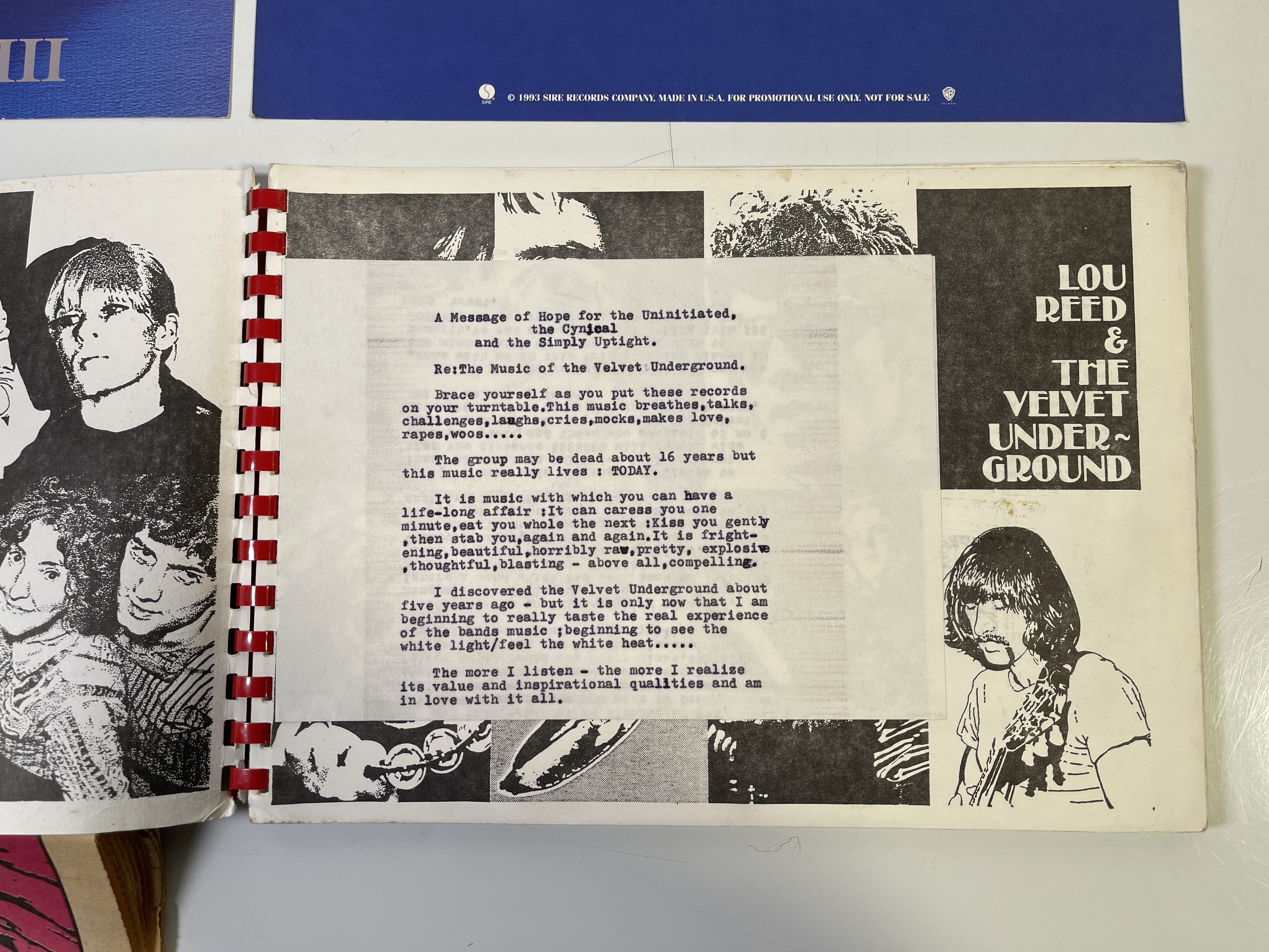 Lot 366 - LOU REED AND THE VELVET UNDERGROUND