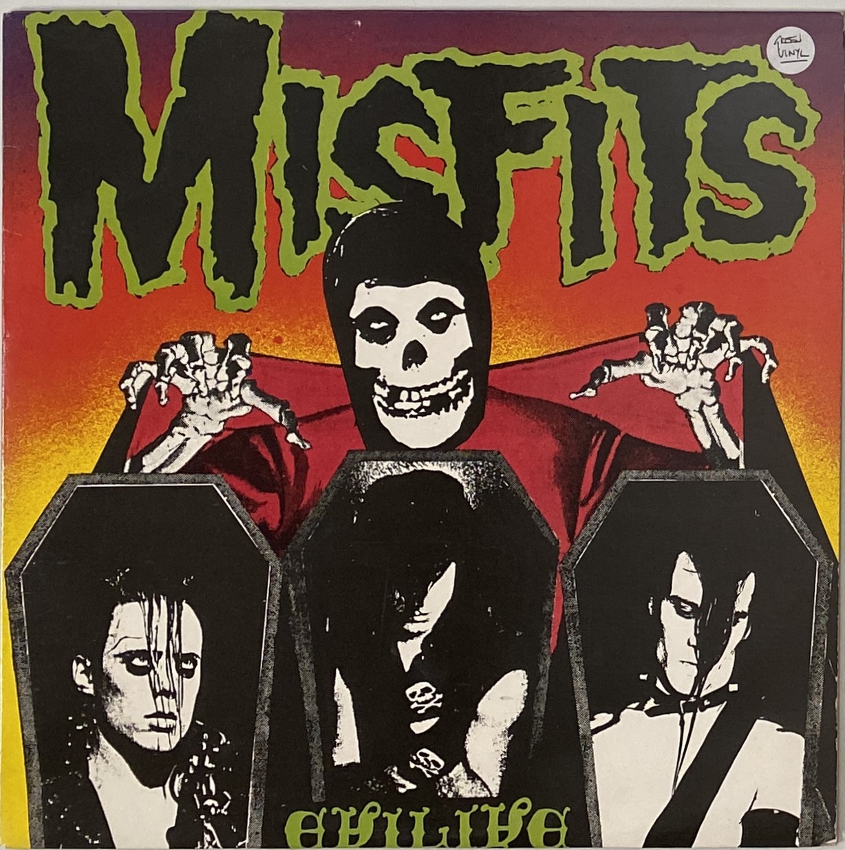 Lot 83 - MISFITS - EVILIVE LP (ORIGINAL GREEN VINYL US