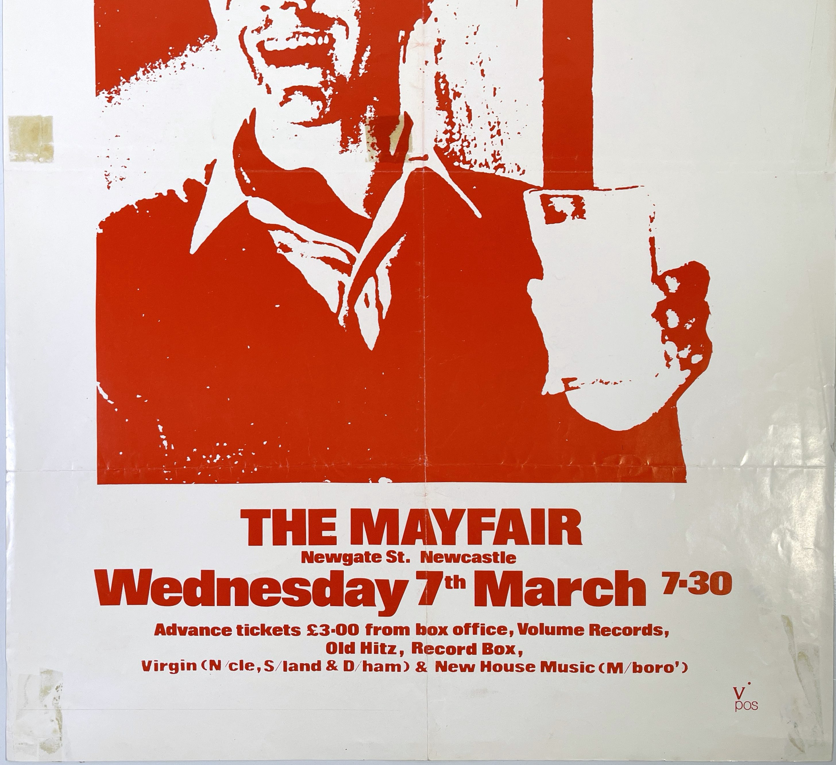 Lot 68 - THE SMITHS - ORIGINAL 1984 NEWCASTLE MAYFAIR