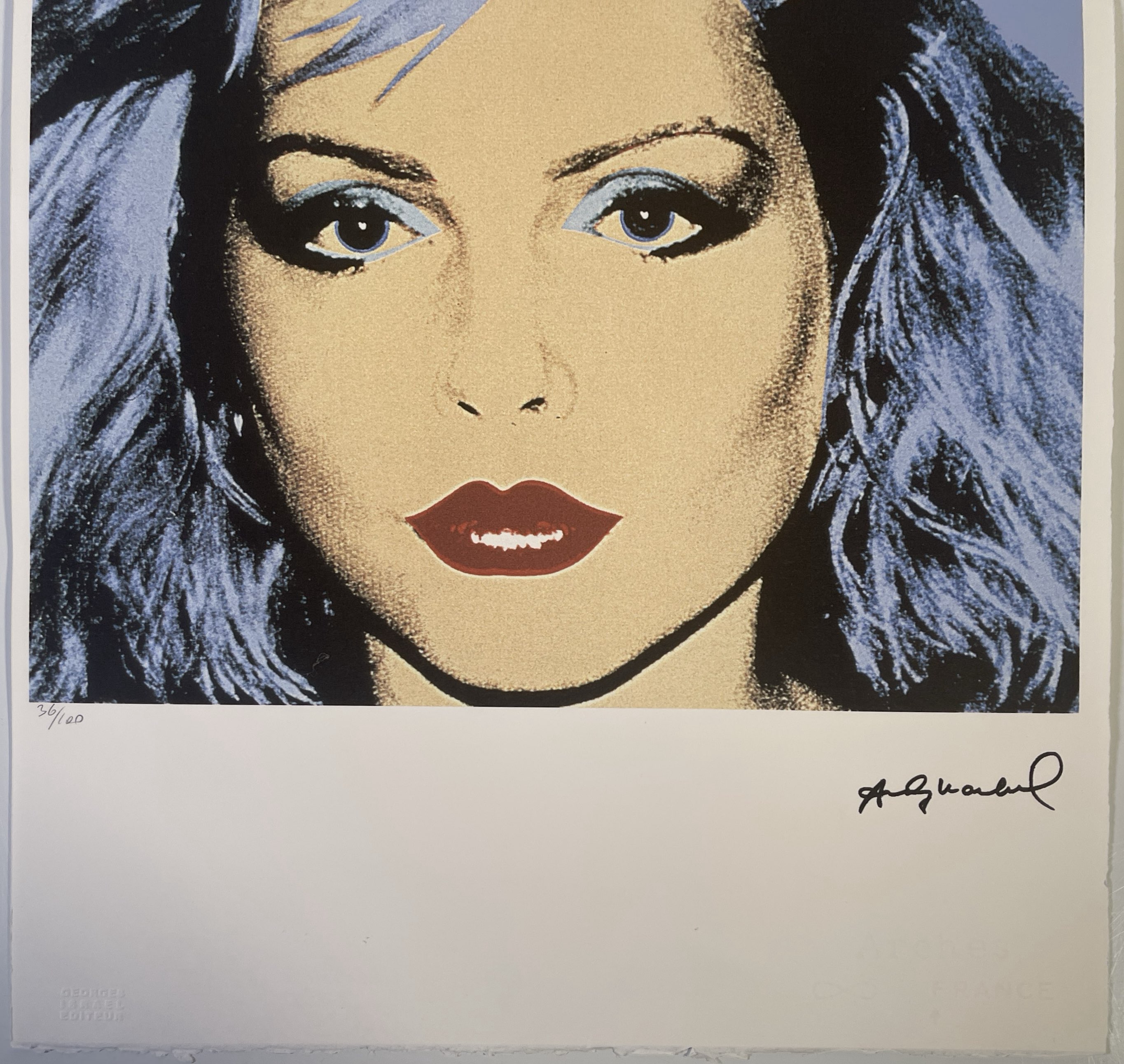 Lot 103 - DEBBIE HARRY / BLONDIE - ORIGINAL ANDY
