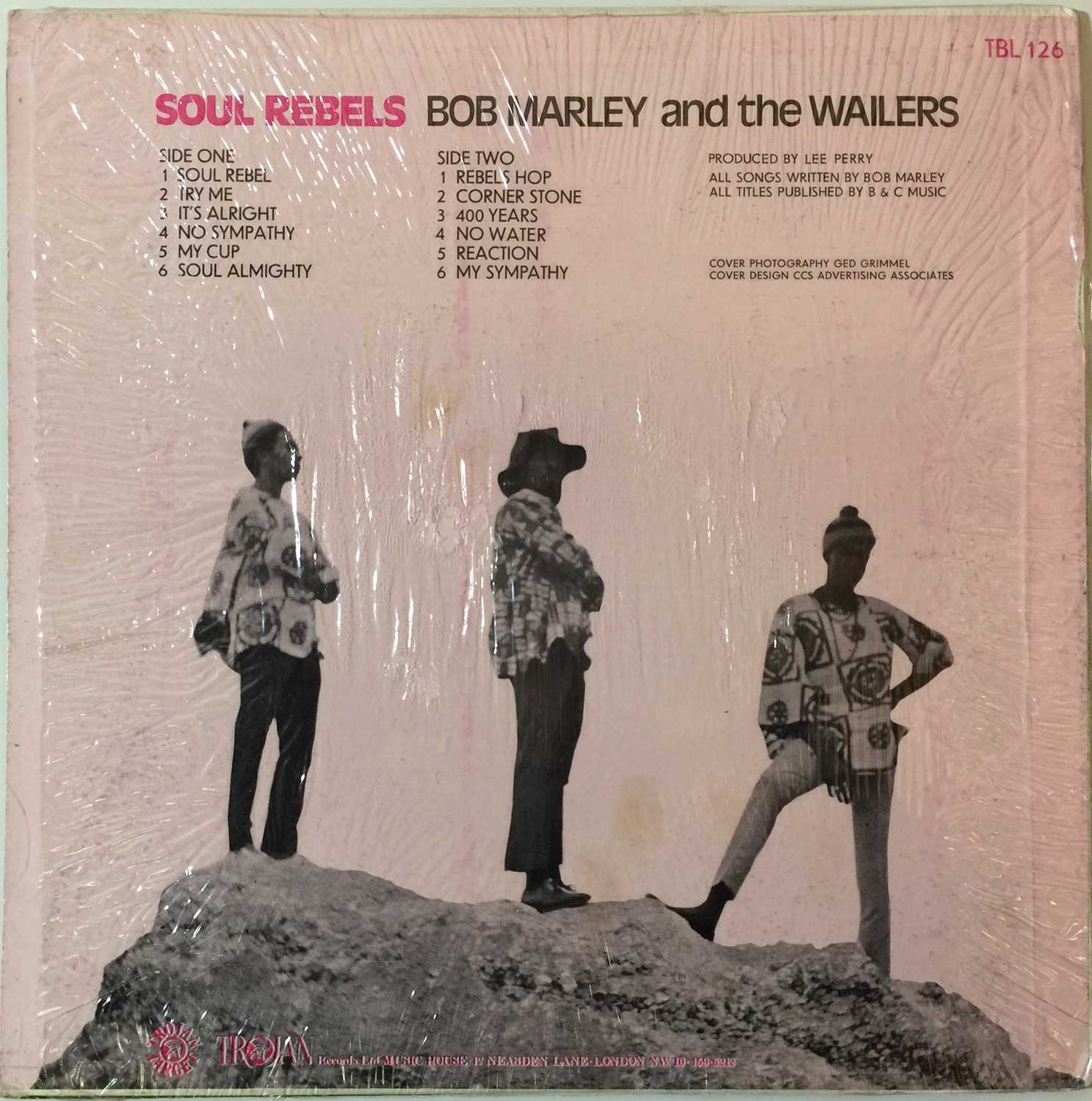 Lot 262 - BOB MARLEY AND THE WAILERS - SOUL REBELS LP
