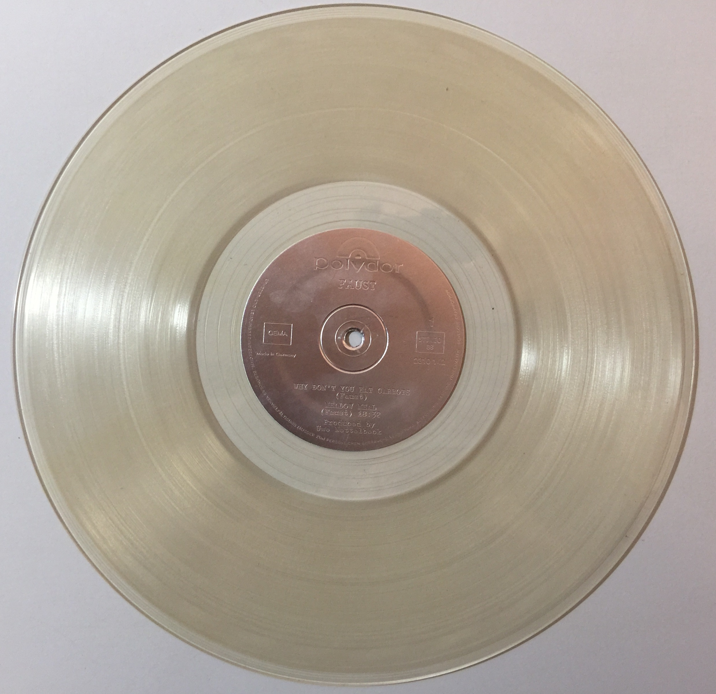 Lot 2 - FAUST - FAUST & SO FAR LPs (ORIGINAL UK