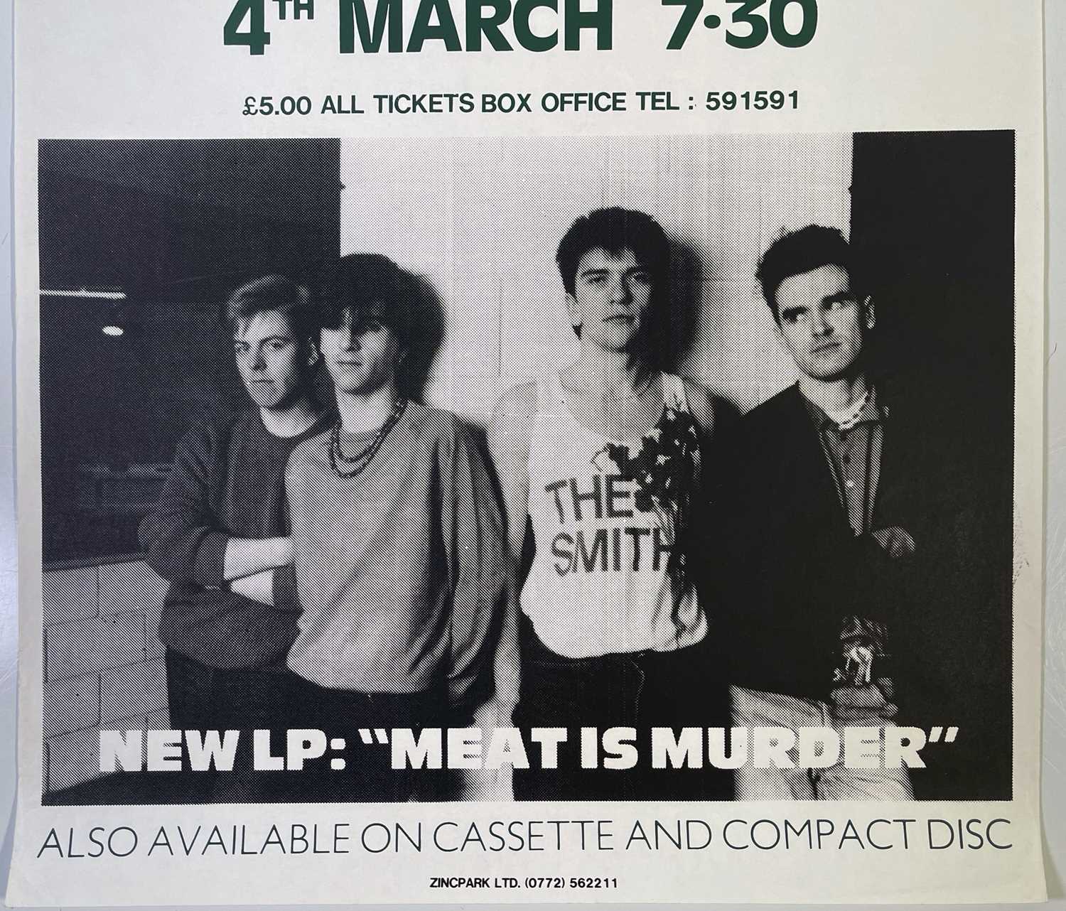 Lot 74 - THE SMITHS -1985 READING HEXAGON CONCERT