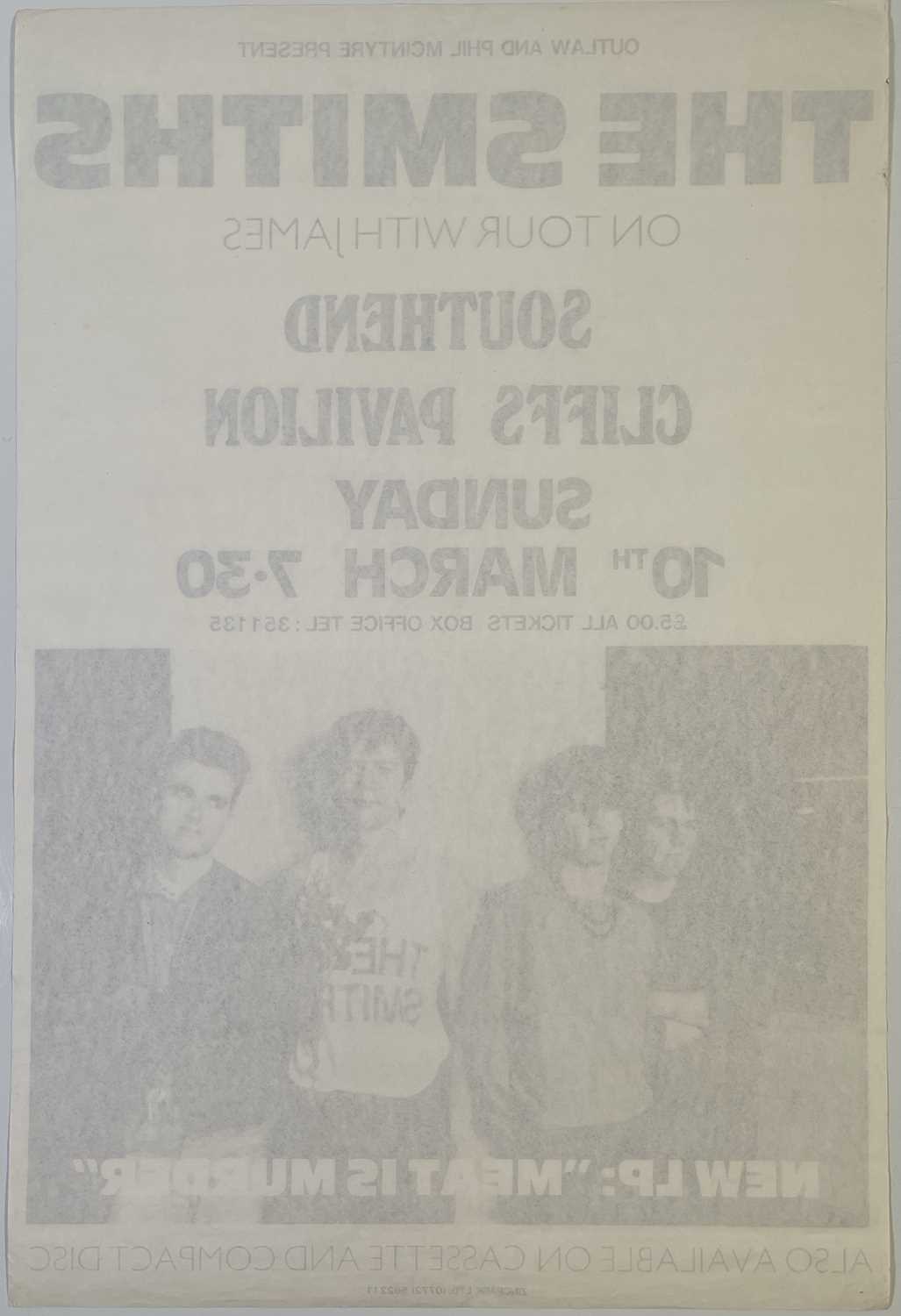 Lot 75 - THE SMITHS - RARE POSTER FOR A CANCELLED