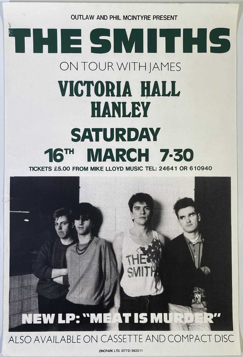 Lot 77 - THE SMITHS - ORIGINAL 1985 HANLEY CONCERT