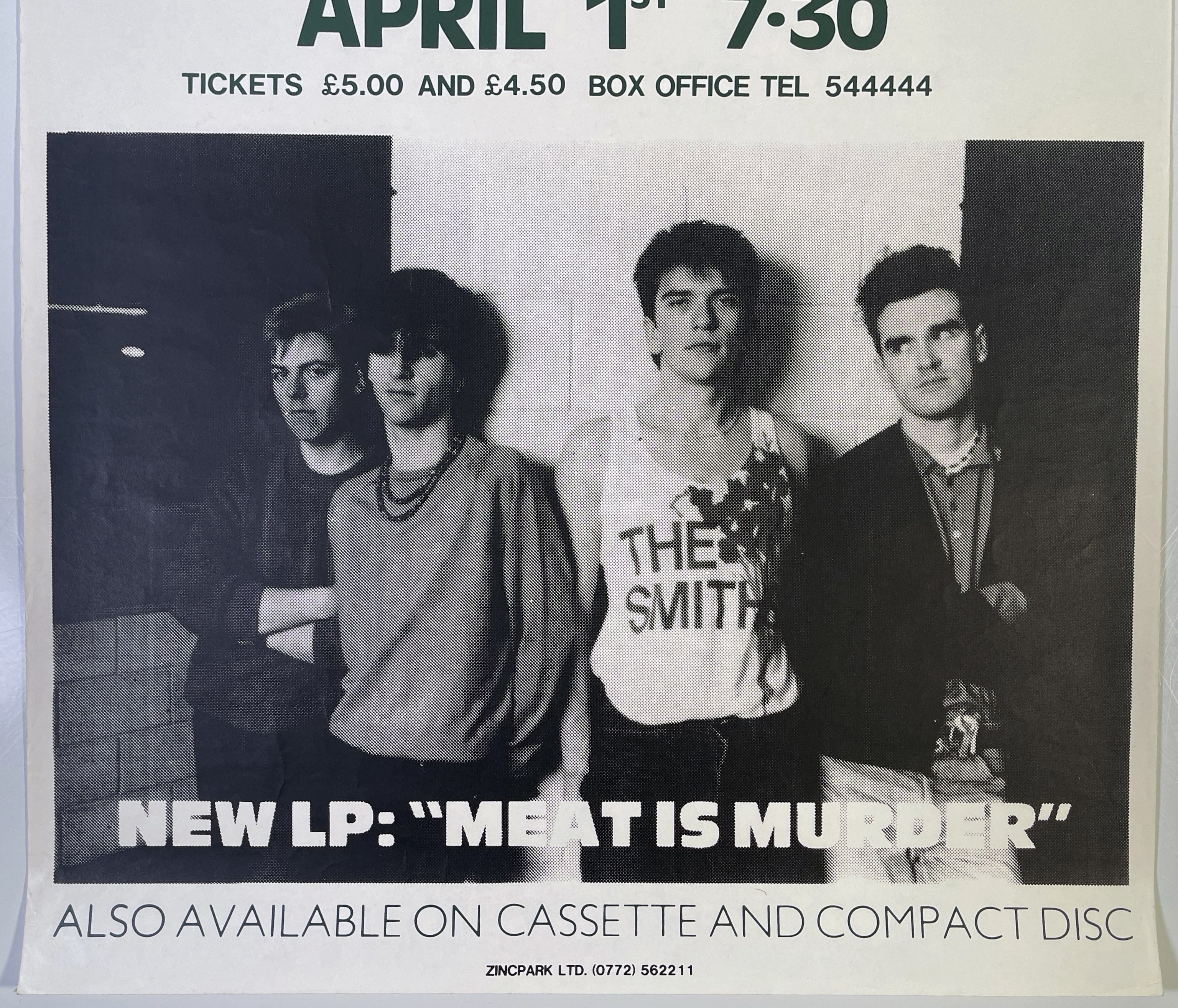 Lot 80 - THE SMITHS - ORIGINAL LEICESTER 1985 CONCERT