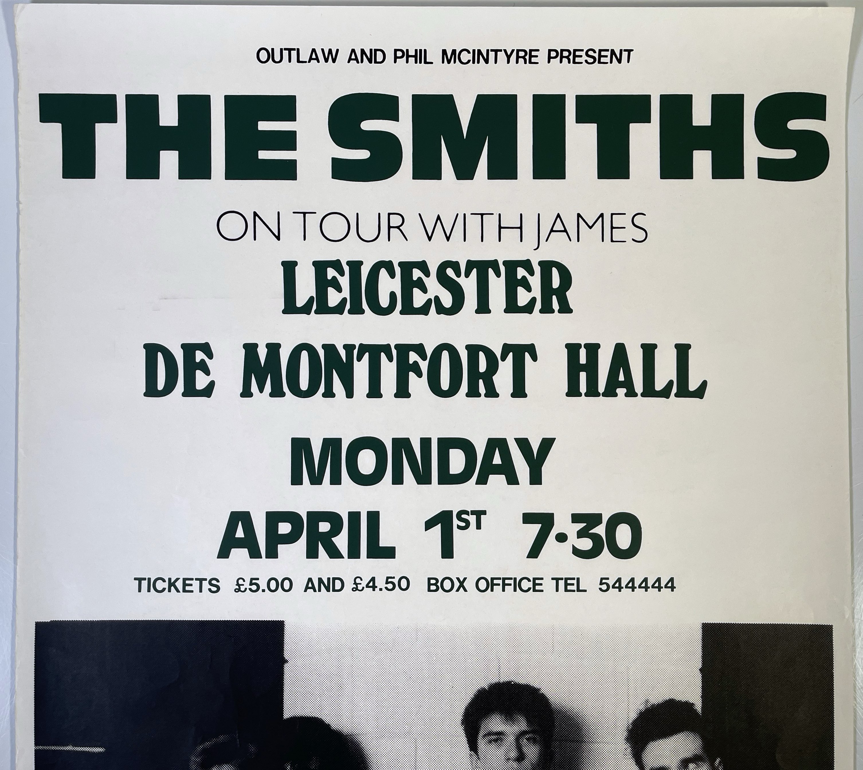 Lot 80 - THE SMITHS - ORIGINAL LEICESTER 1985 CONCERT