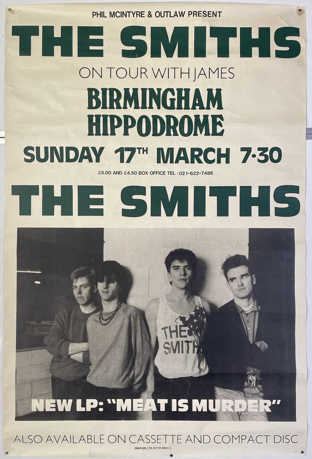 Lot 78 - THE SMITHS - ORIGINAL 1985 BIRMINGHAM