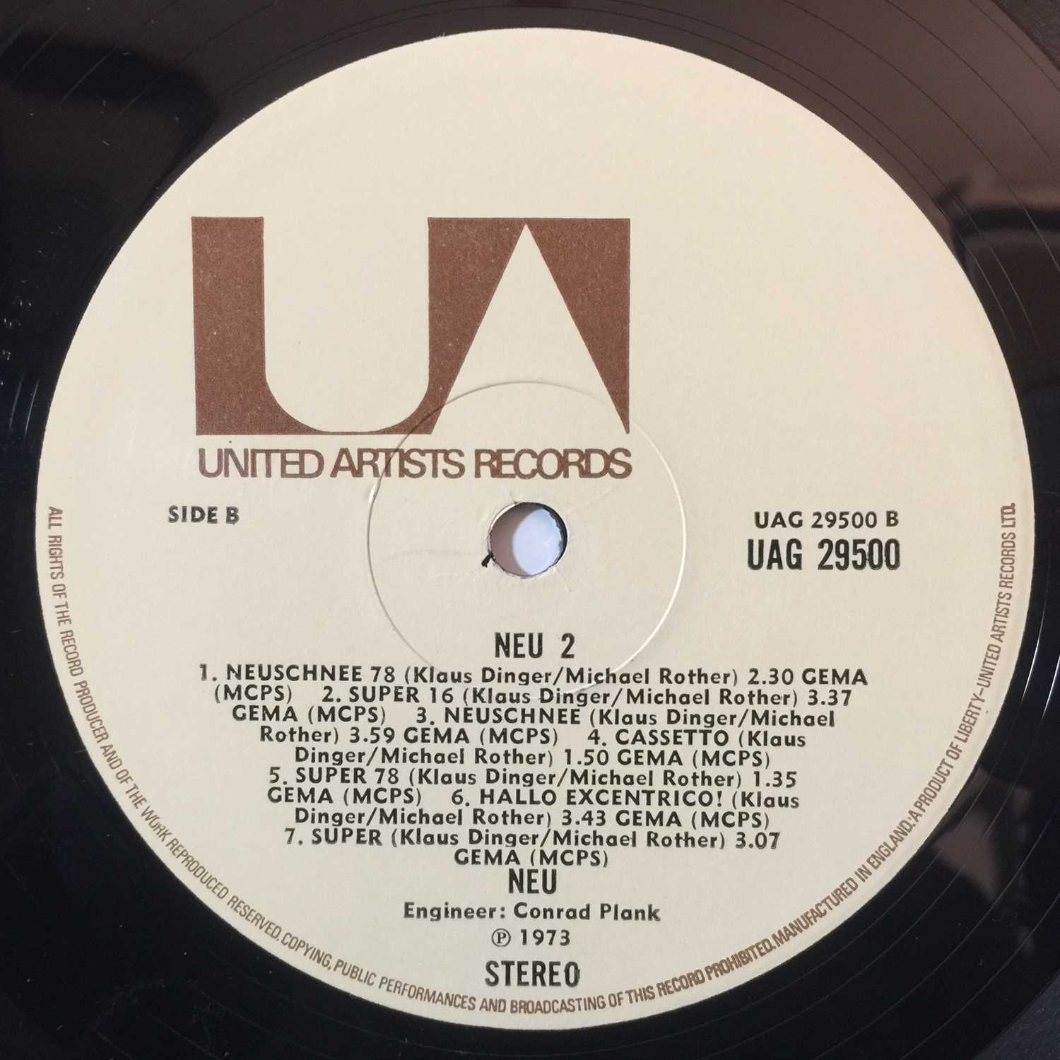 Lot 4 - NEU! - NEU! & NEU! 2 LPs (ORIGINAL UK