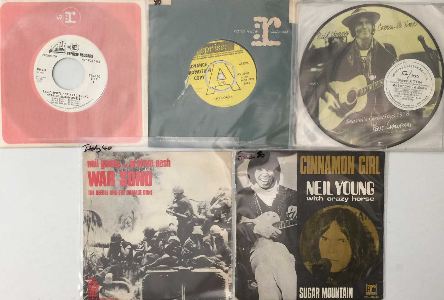 Lot 155 - NEIL YOUNG - 7" RARITIES PACK