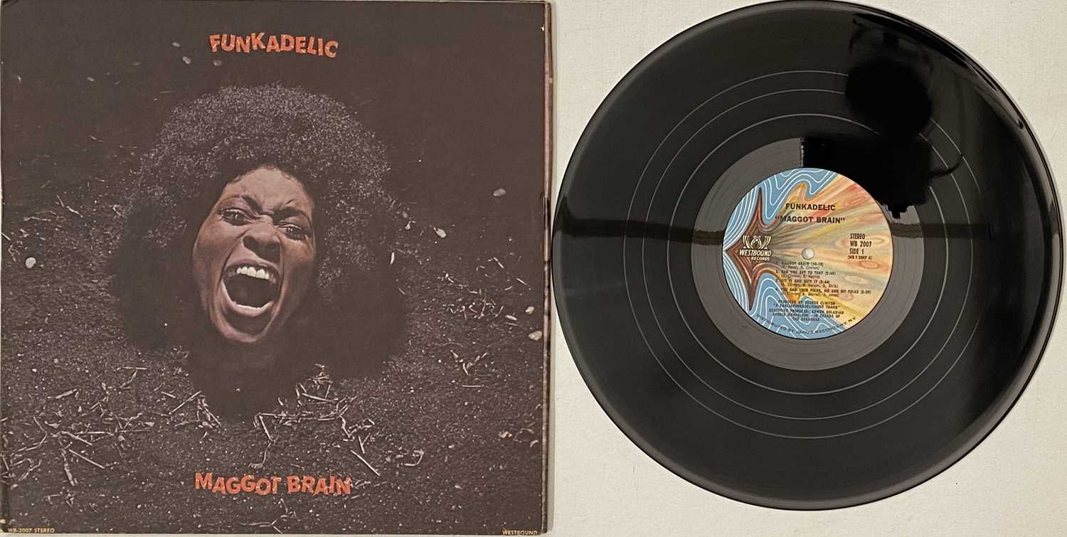 Lot 225 - FUNKADELIC - MAGGOT BRAIN LP (US STEREO