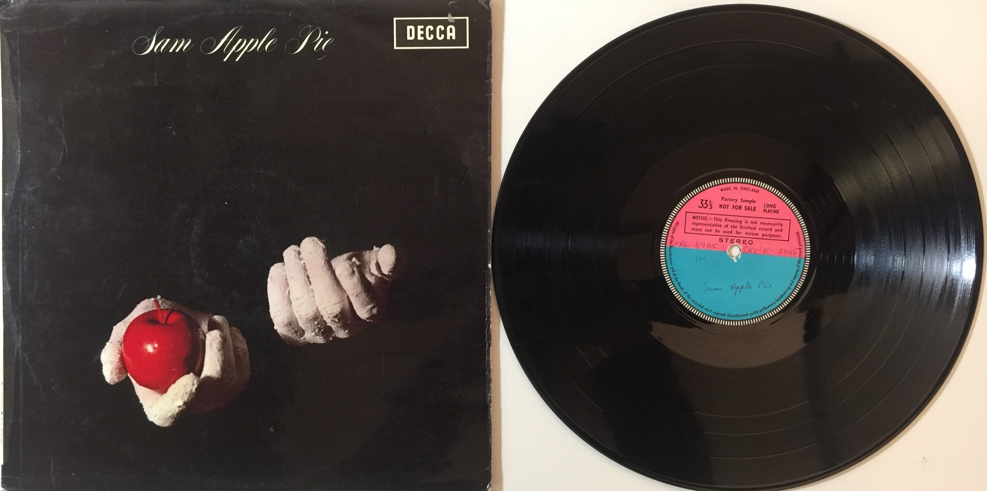Lot 11 - SAM APPLE PIE - SAM APPLE PIE LP (ORIGINAL UK
