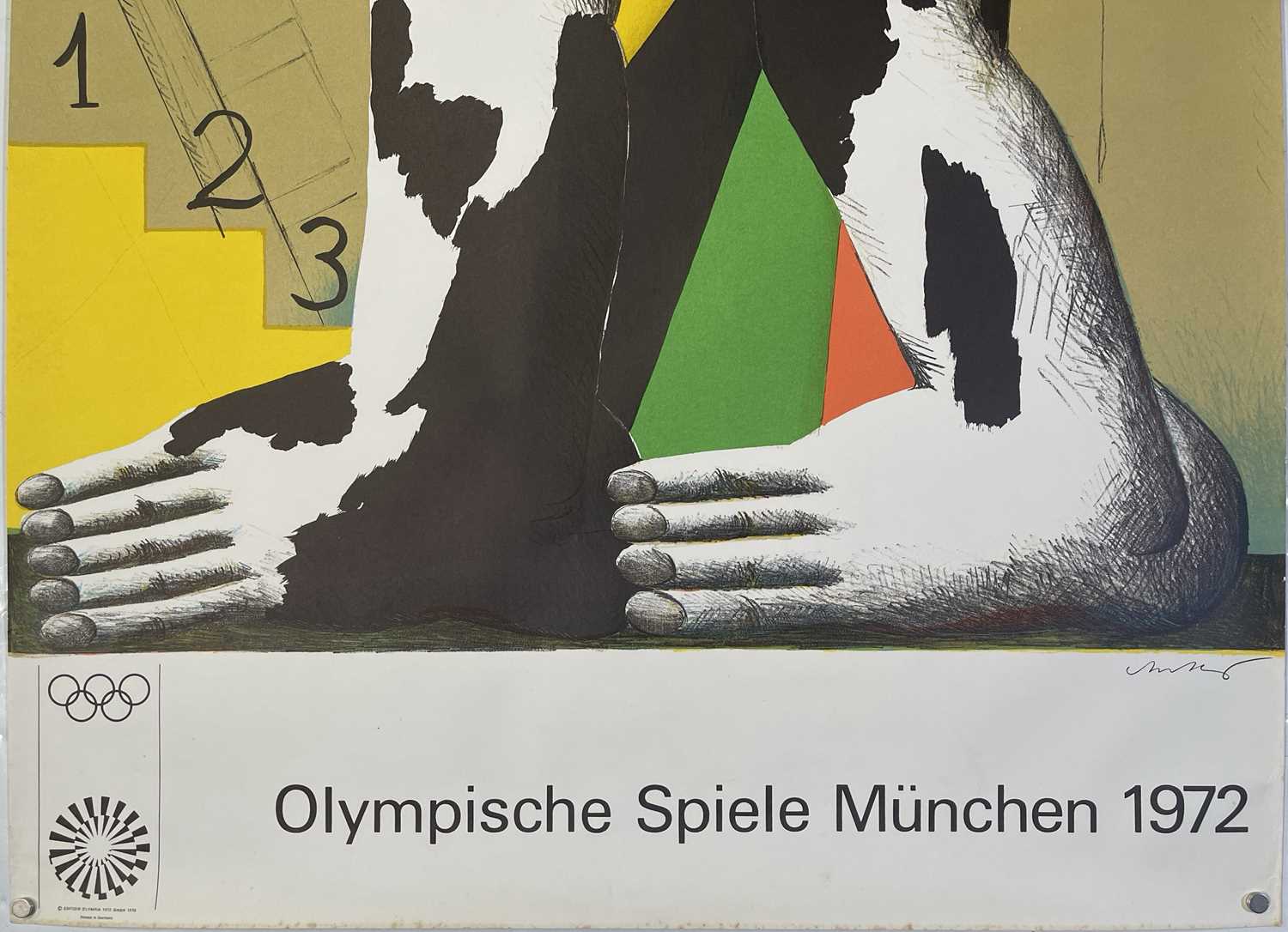 Lot 110 - HORST ANTES - ORIGINAL 1972 MUNICH OLYMPICS