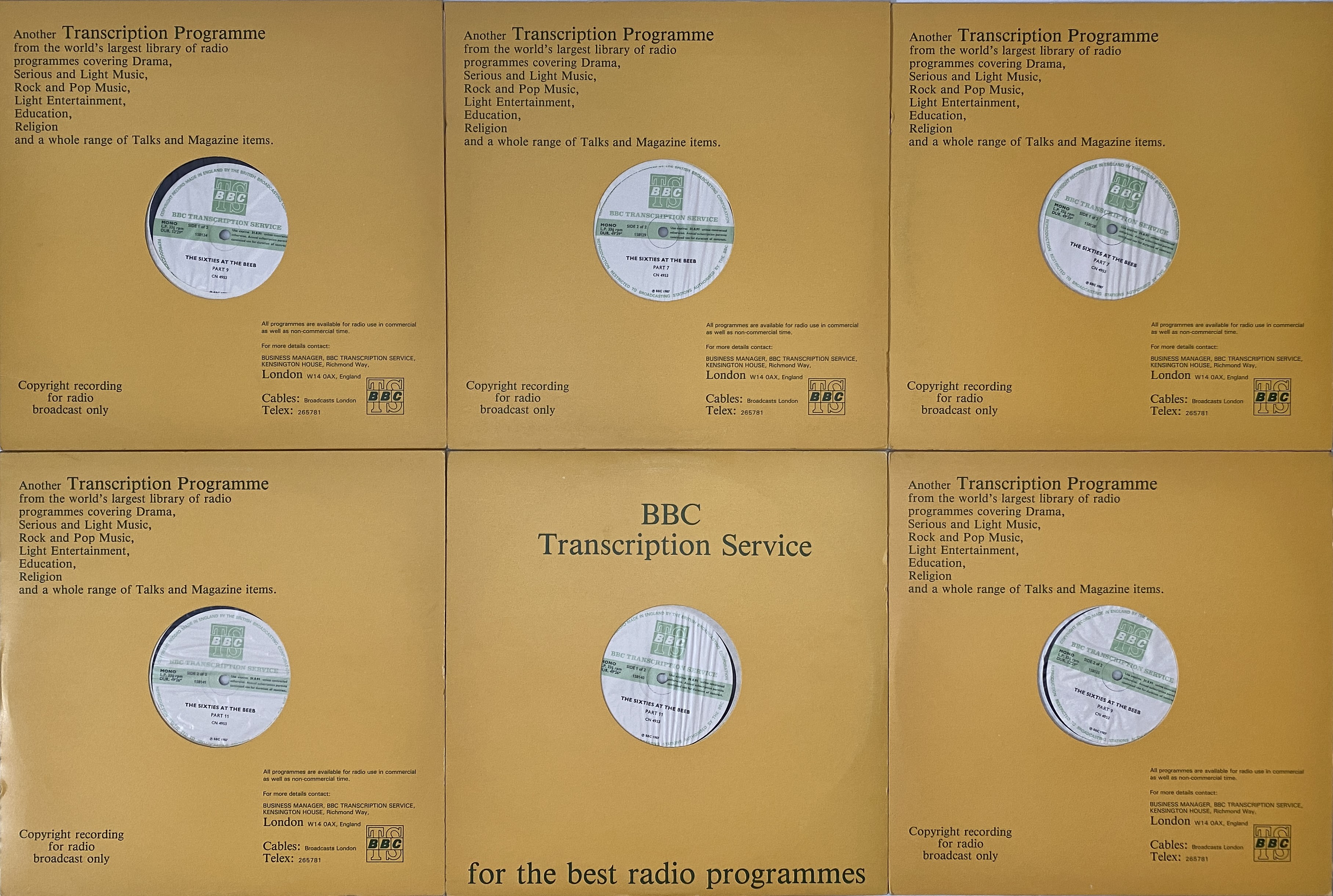 Lot 296 - THE SIXTIES AT THE BEEB (CN 4953) - COMPLETE