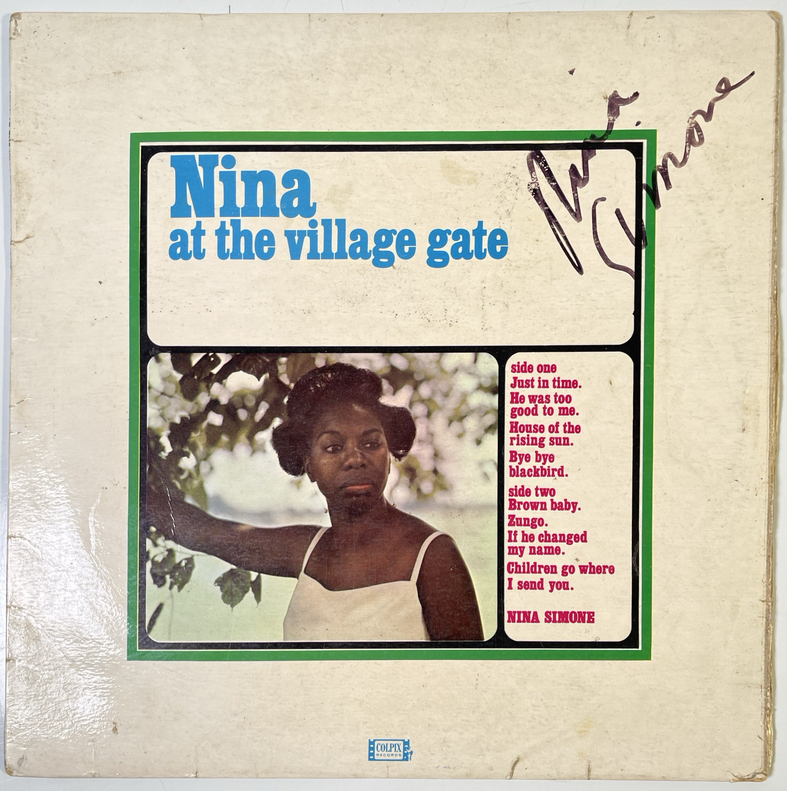 Lot 278 - NINA SIMONE - SIGNED LP.