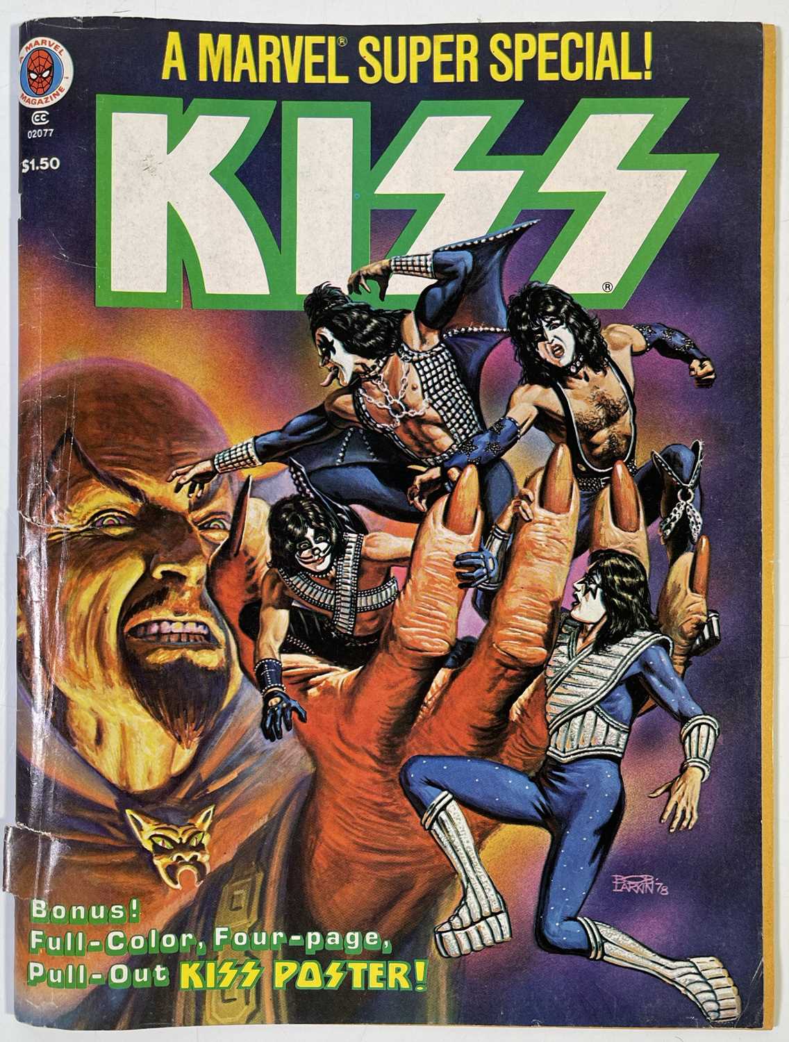 Lot 370 - KISS - AN ORIGINAL MARVEL COMIC COMPLETE