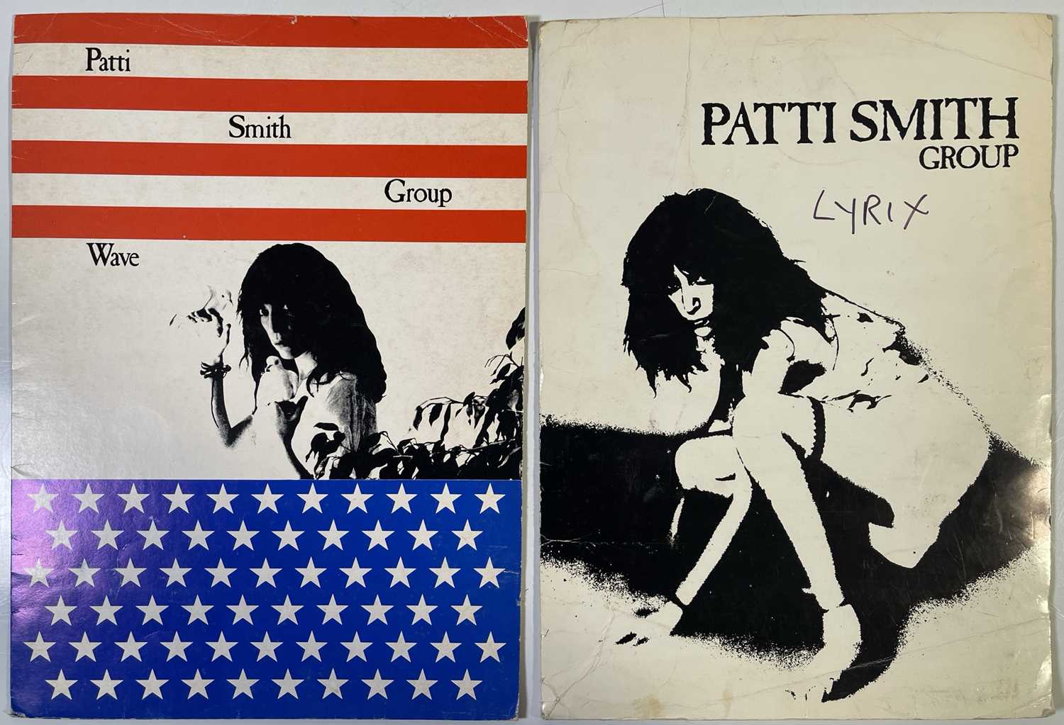 Lot 455 - PUNK MEMORABILIA - PATTI SMITH - PRESS KITS.
